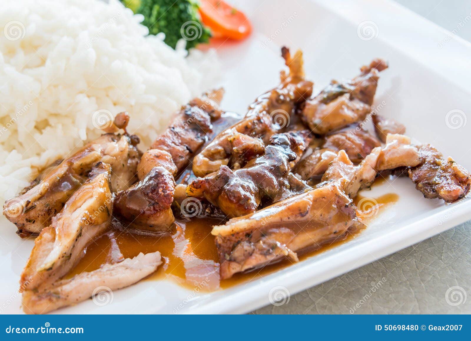 Spicy grilled chicken stock photo. Image of food, fried - 50698480