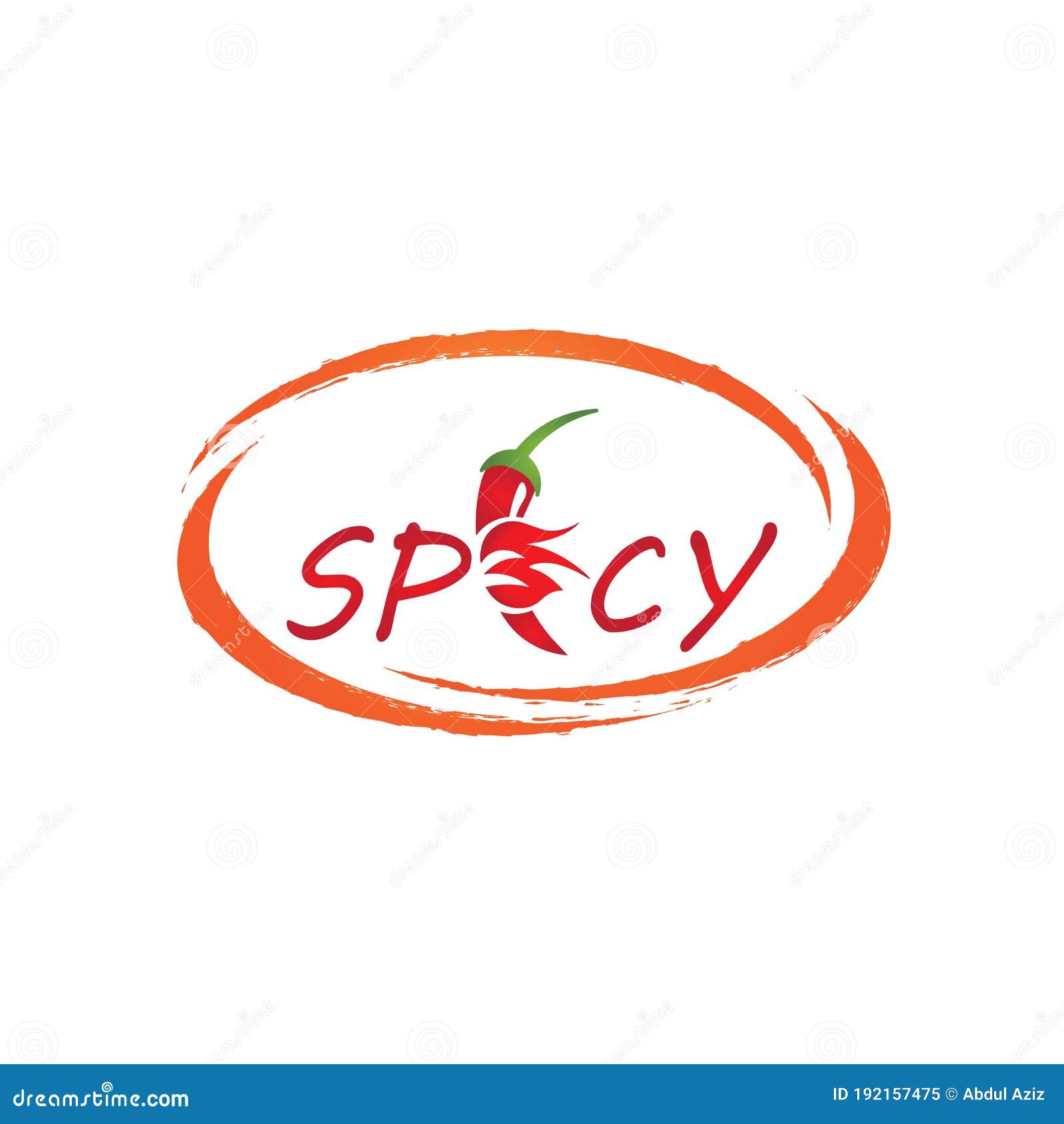 Spicy Illustration Logo Vector Stock Illustration - Illustration of ...
