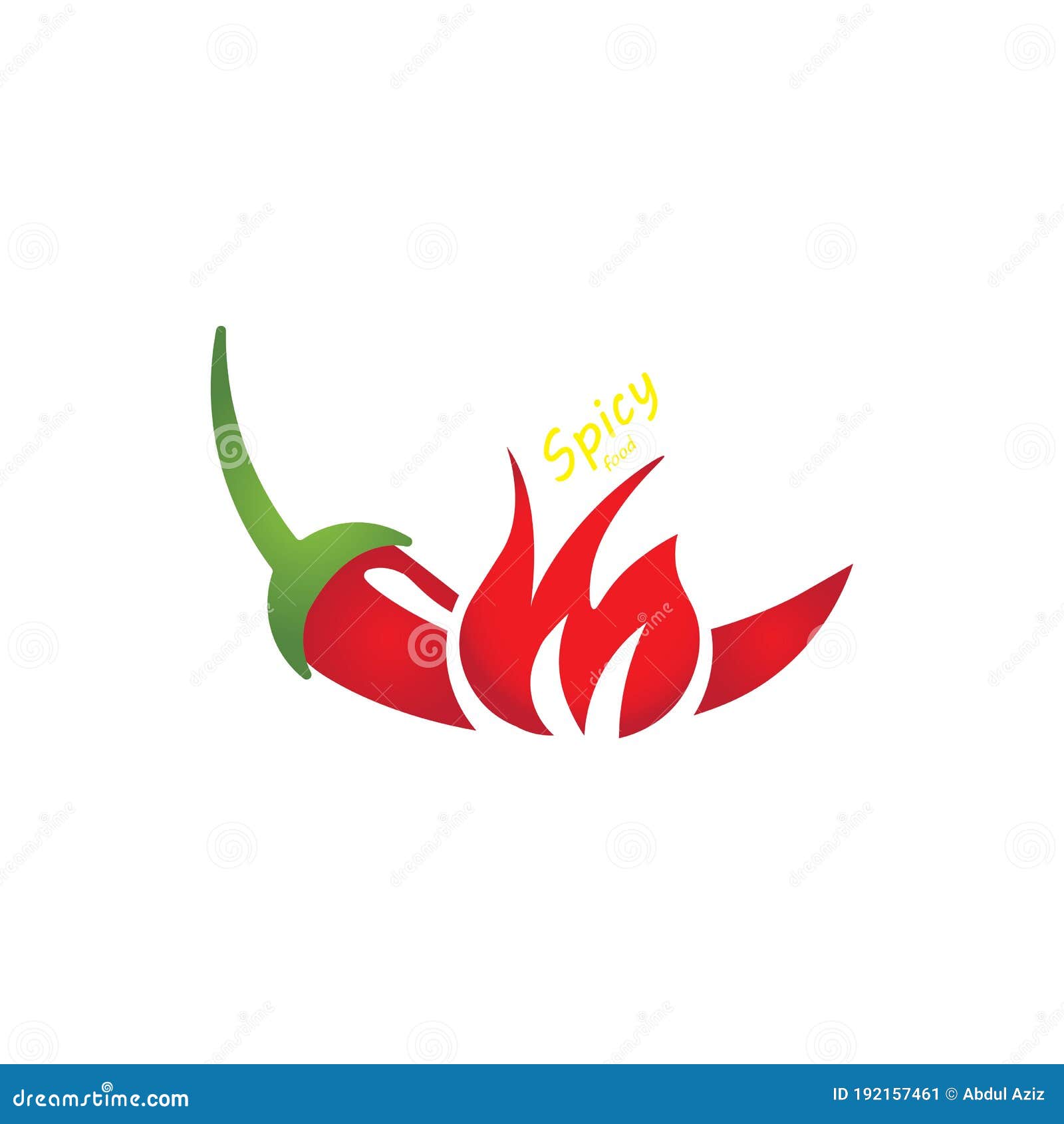 Spicy Illustration Logo Vector Stock Illustration - Illustration of ...