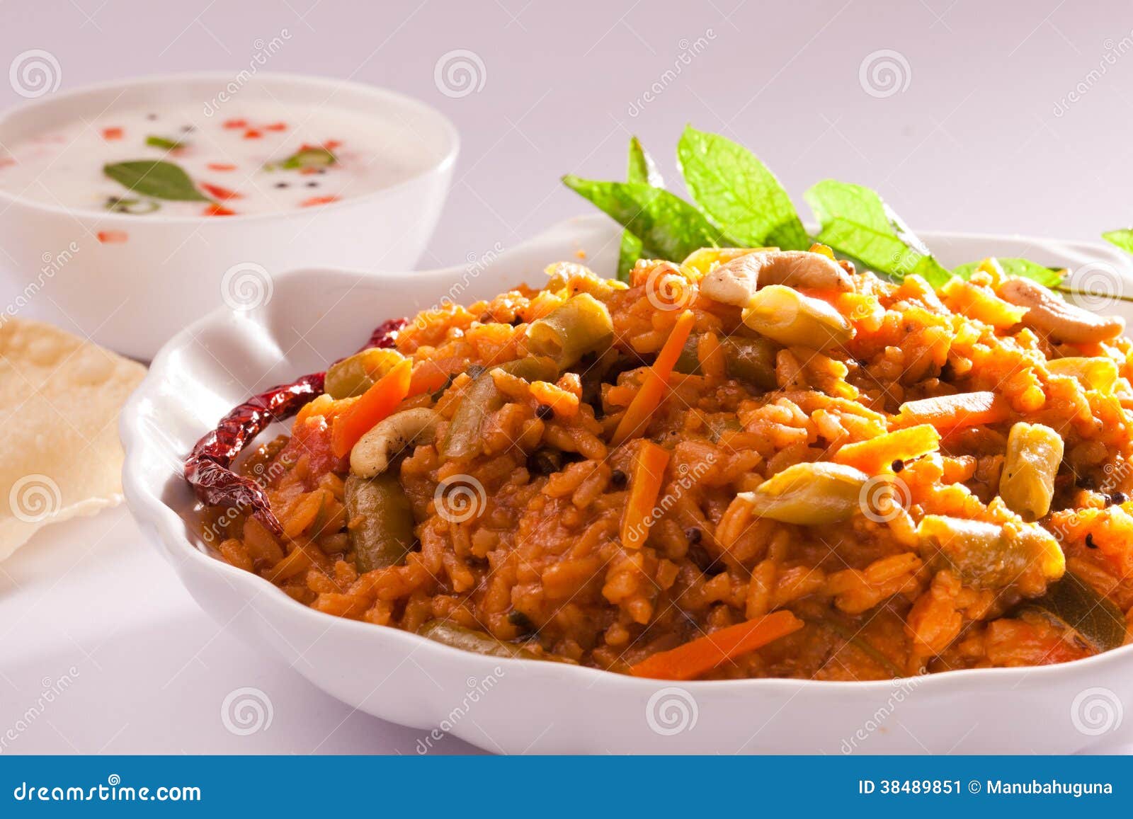 Spicy Mixed Vegetable Rice from India Stock Image - Image of indian ...