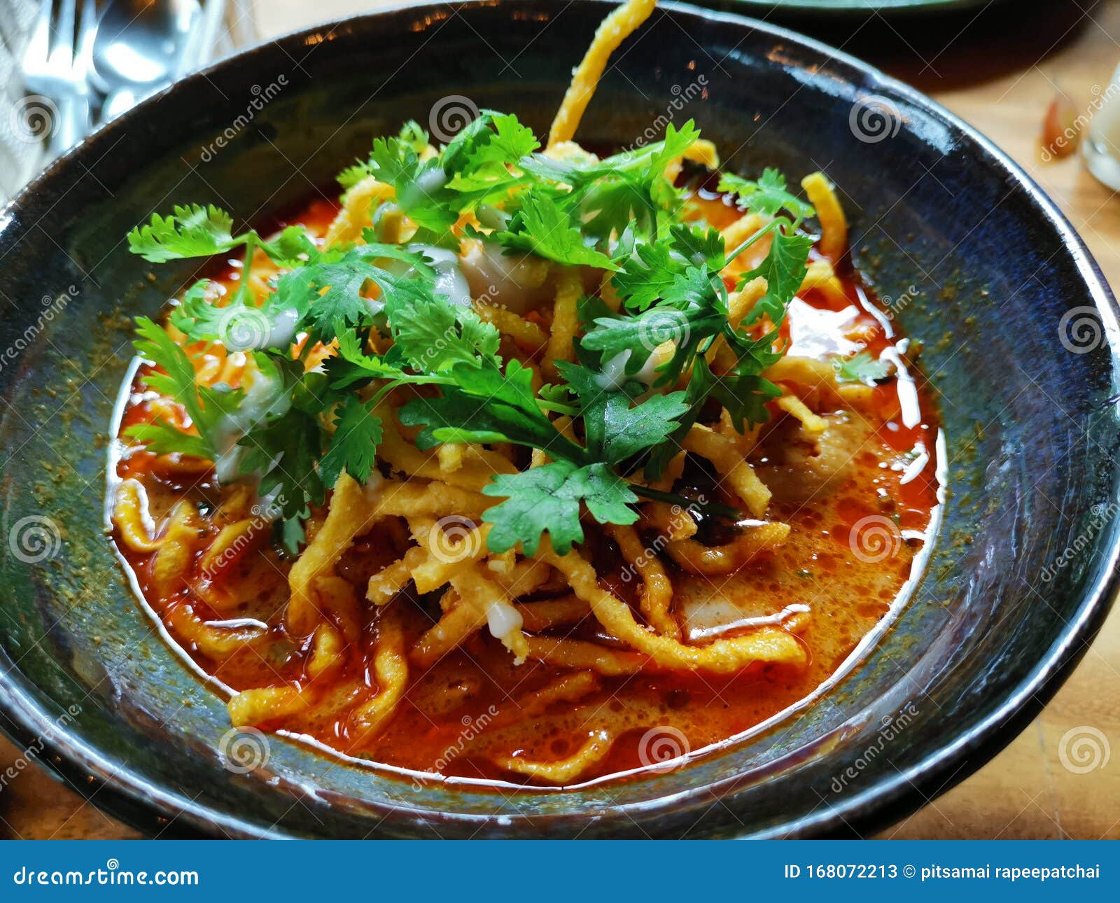 Spicy noodle stock image. Image of kaosoy, spicy, noodle - 168072213