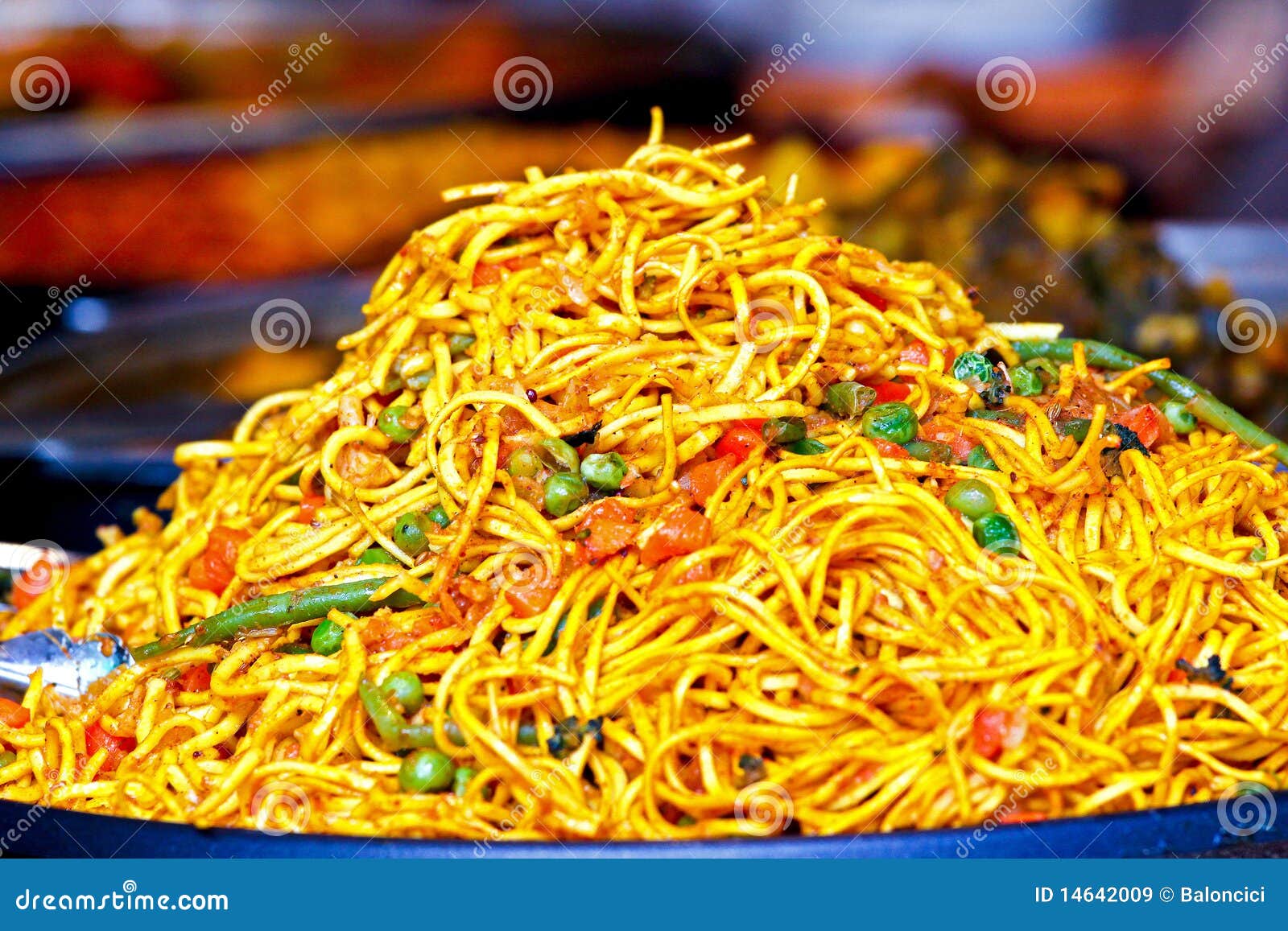 Spicy noodles stock image. Image of tasty, noodles, spicy - 14642009
