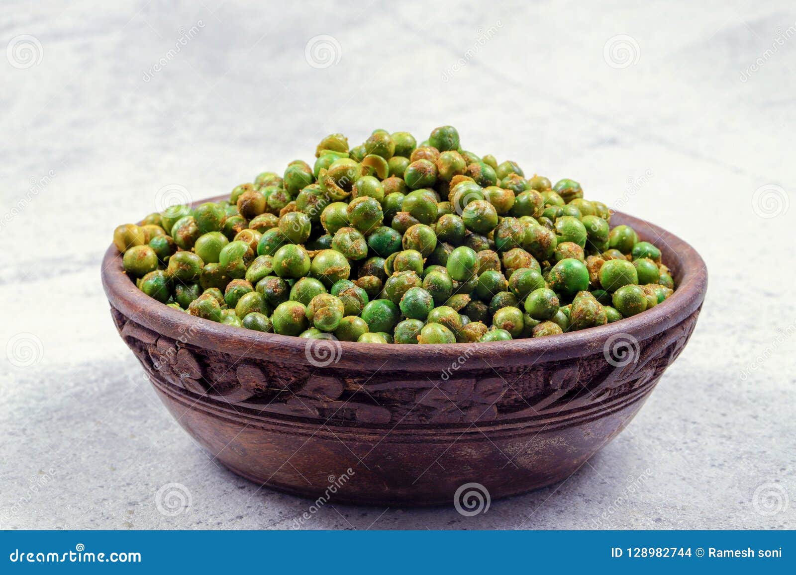 Spicy peas stock photo. Image of isolated, grain, oily - 128982744