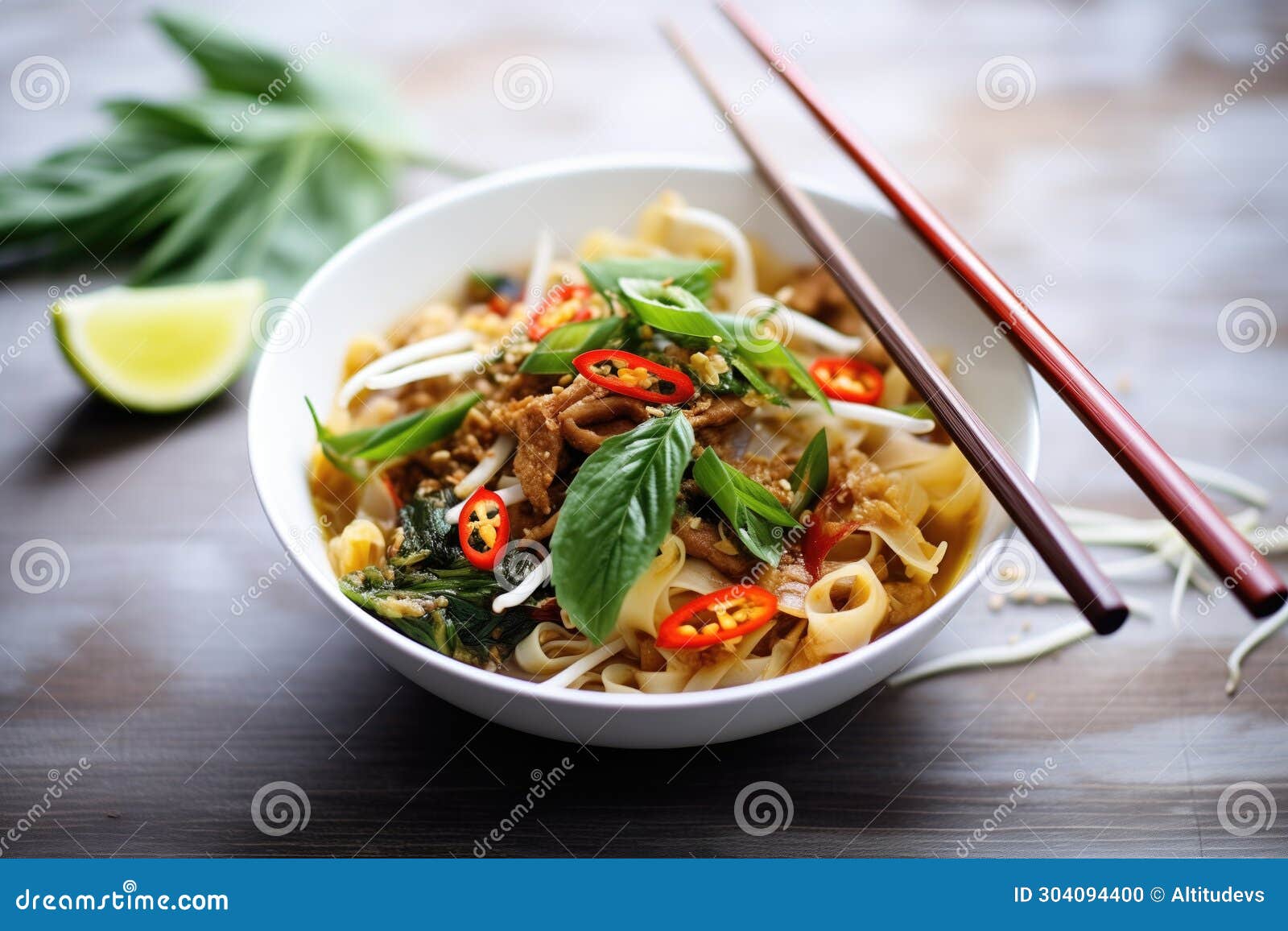 Spicy Pho Version with Extra Chili Peppers Stock Photo - Image of spicy ...