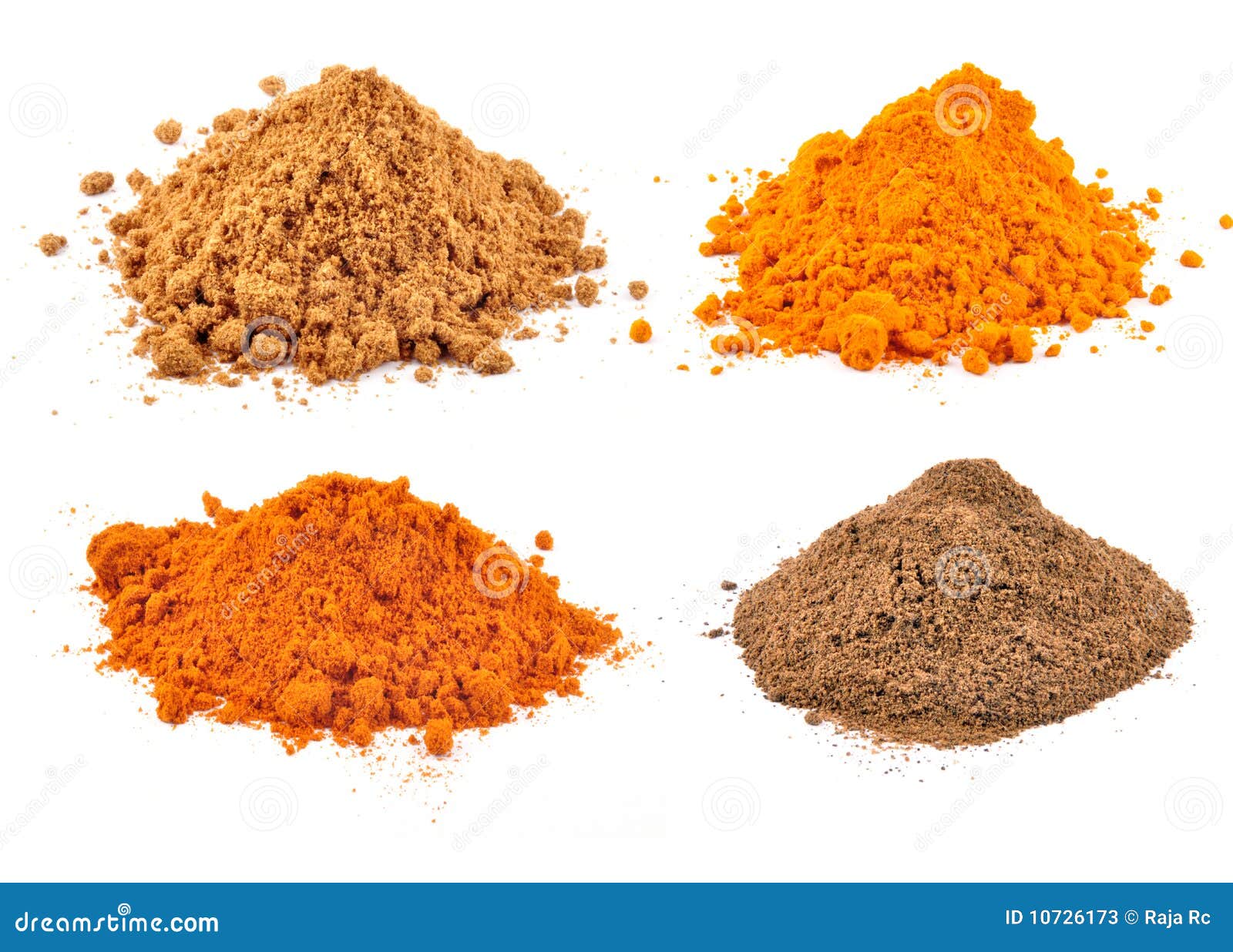 Spicy powders stock image. Image of menu, isolated, background - 10726173