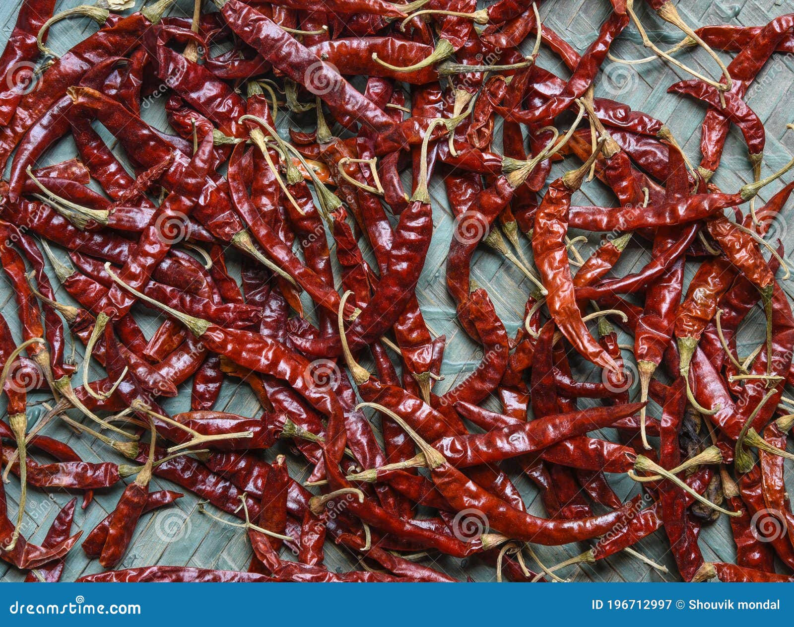 Spicy Red Chilli Powder with Super Chilli Background Stock Image ...