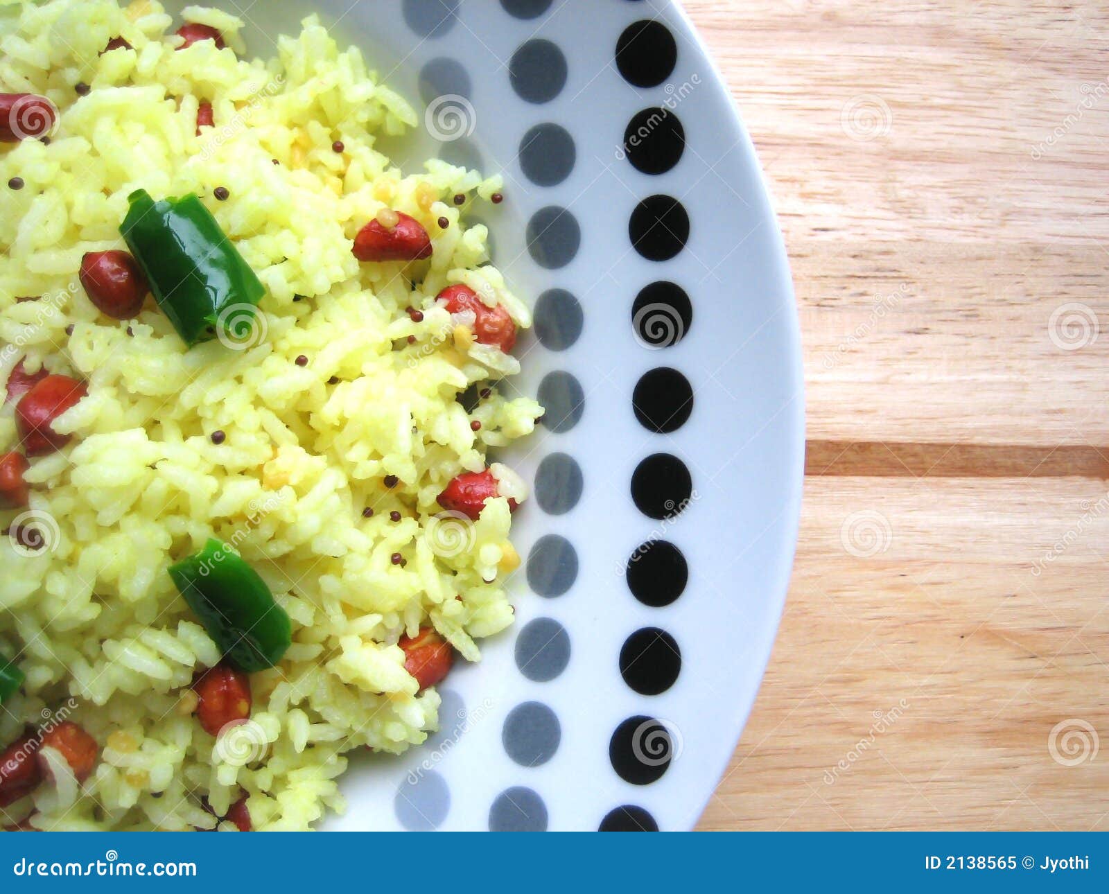 Spicy rice stock image. Image of india, asian, restaurant - 2138565