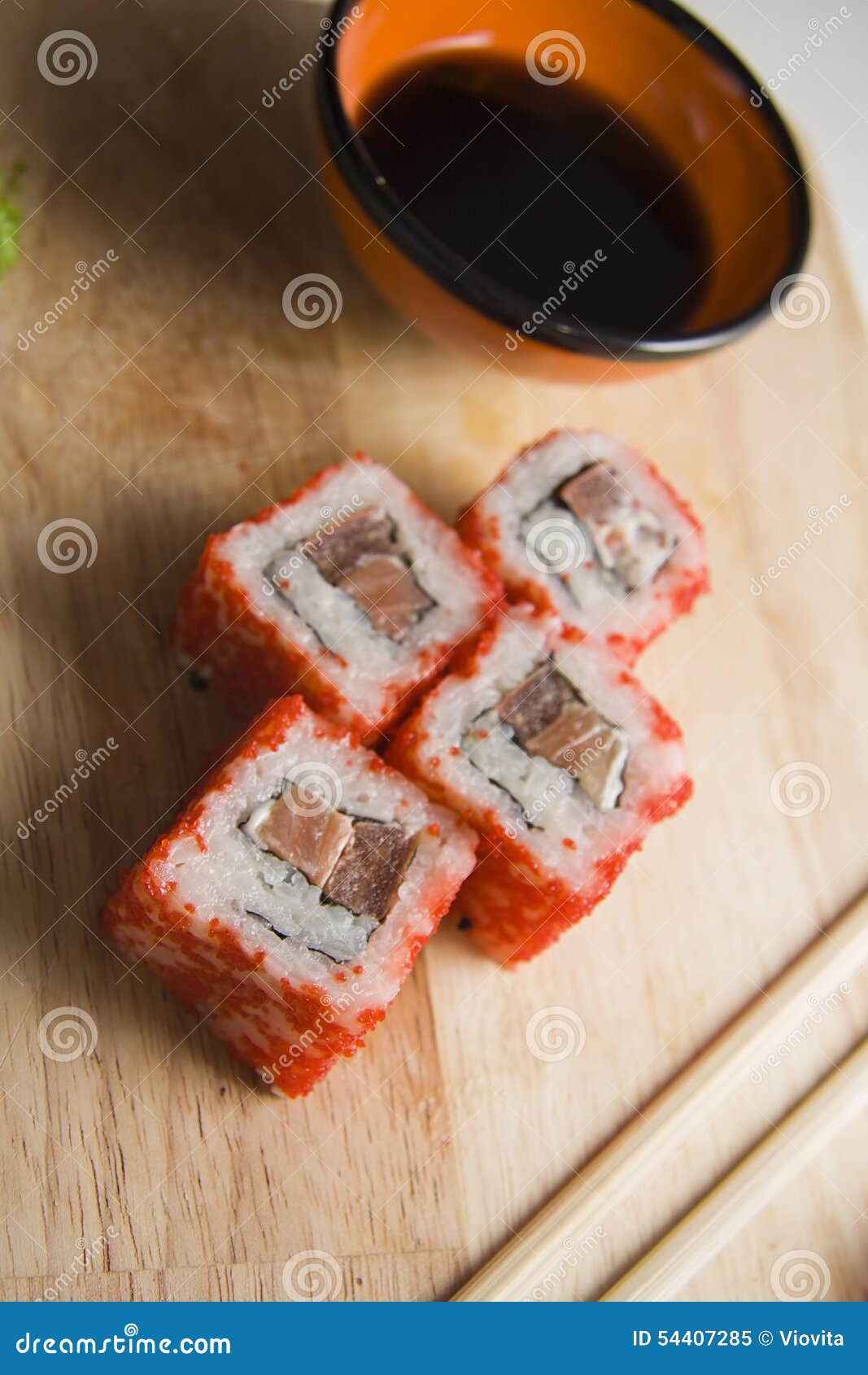 Spicy rolls 4 stock image. Image of asian, homemade, gourmet - 54407285