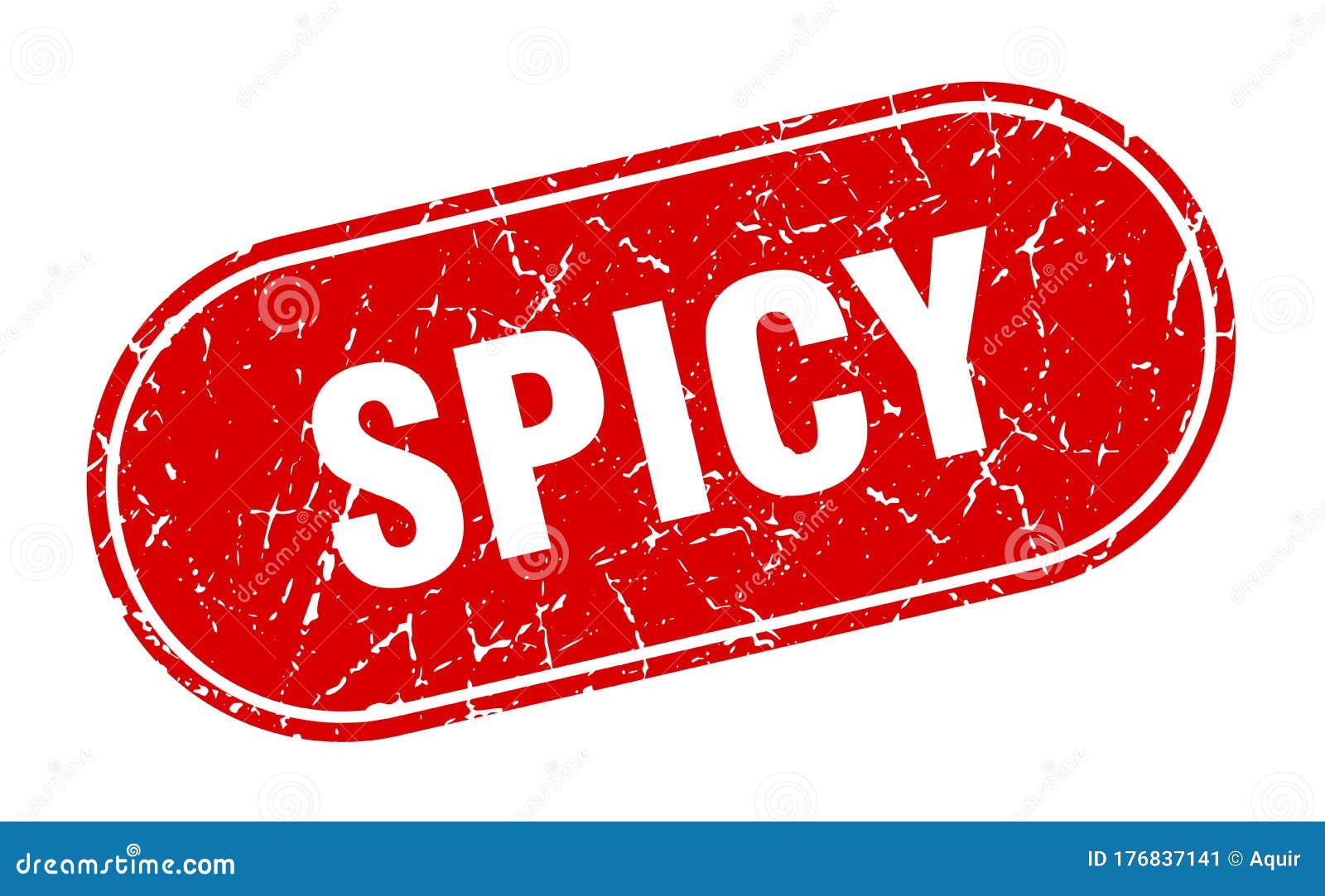Spicy Sign. Spicy Grunge Stamp Stock Vector - Illustration of price ...