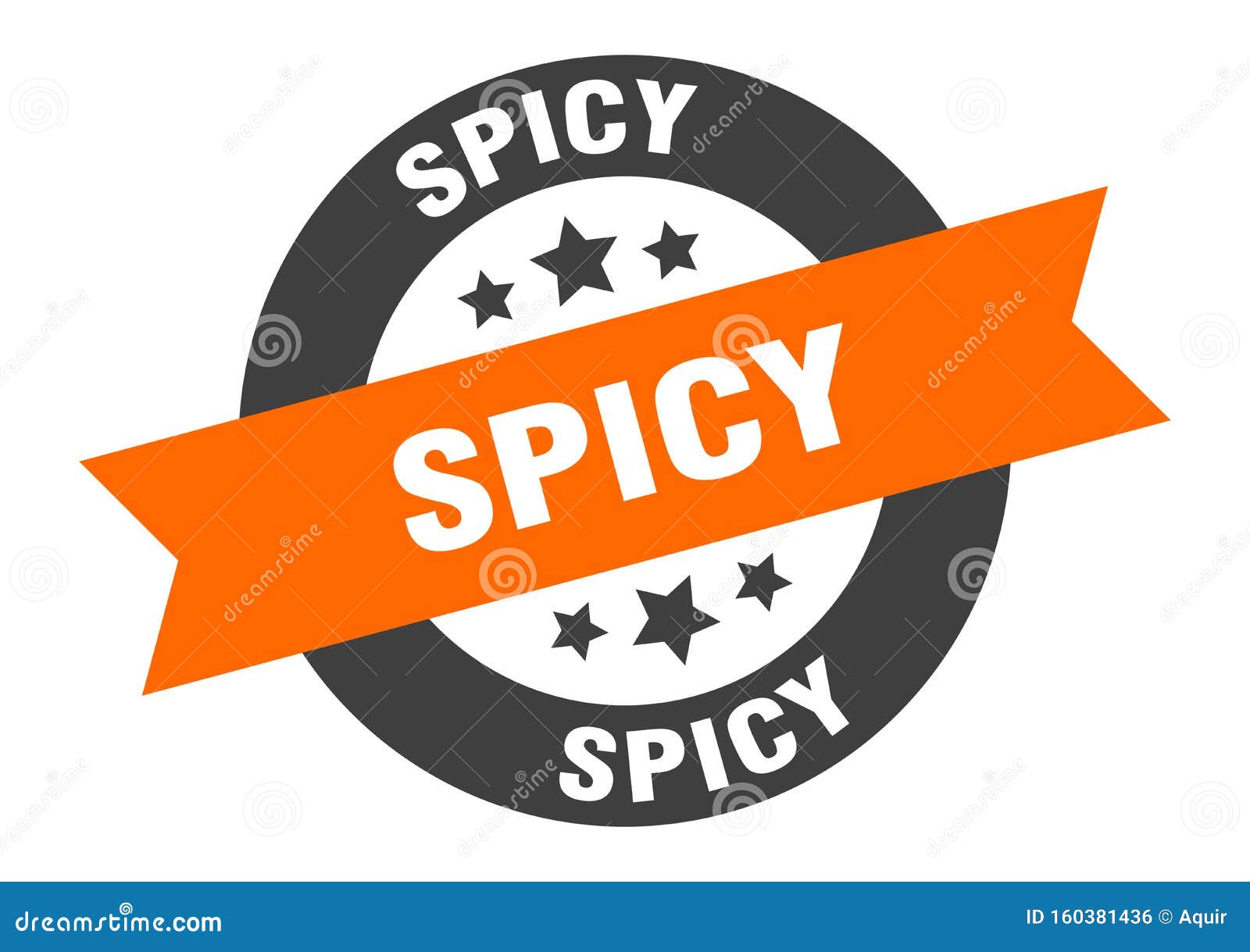 Spicy sign stock vector. Illustration of background - 160381436