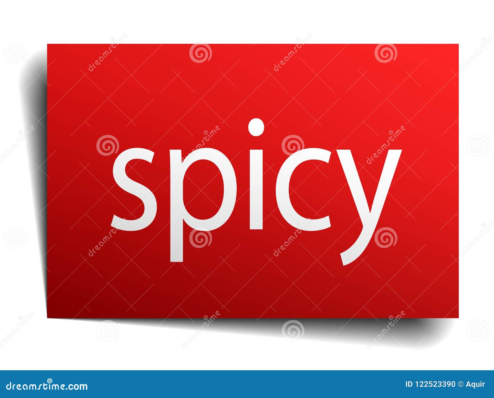 Spicy sign stock vector. Illustration of shadow, paper - 122523390