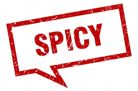 Spicy speech bubble. stock vector. Illustration of speech - 153666788