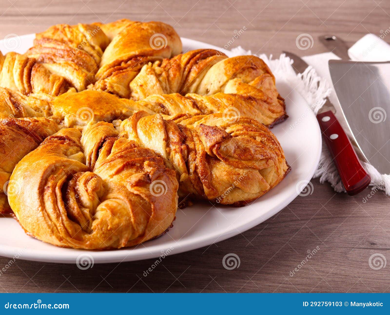 Spicy sweet star bread stock image. Image of sweet, star - 292759103