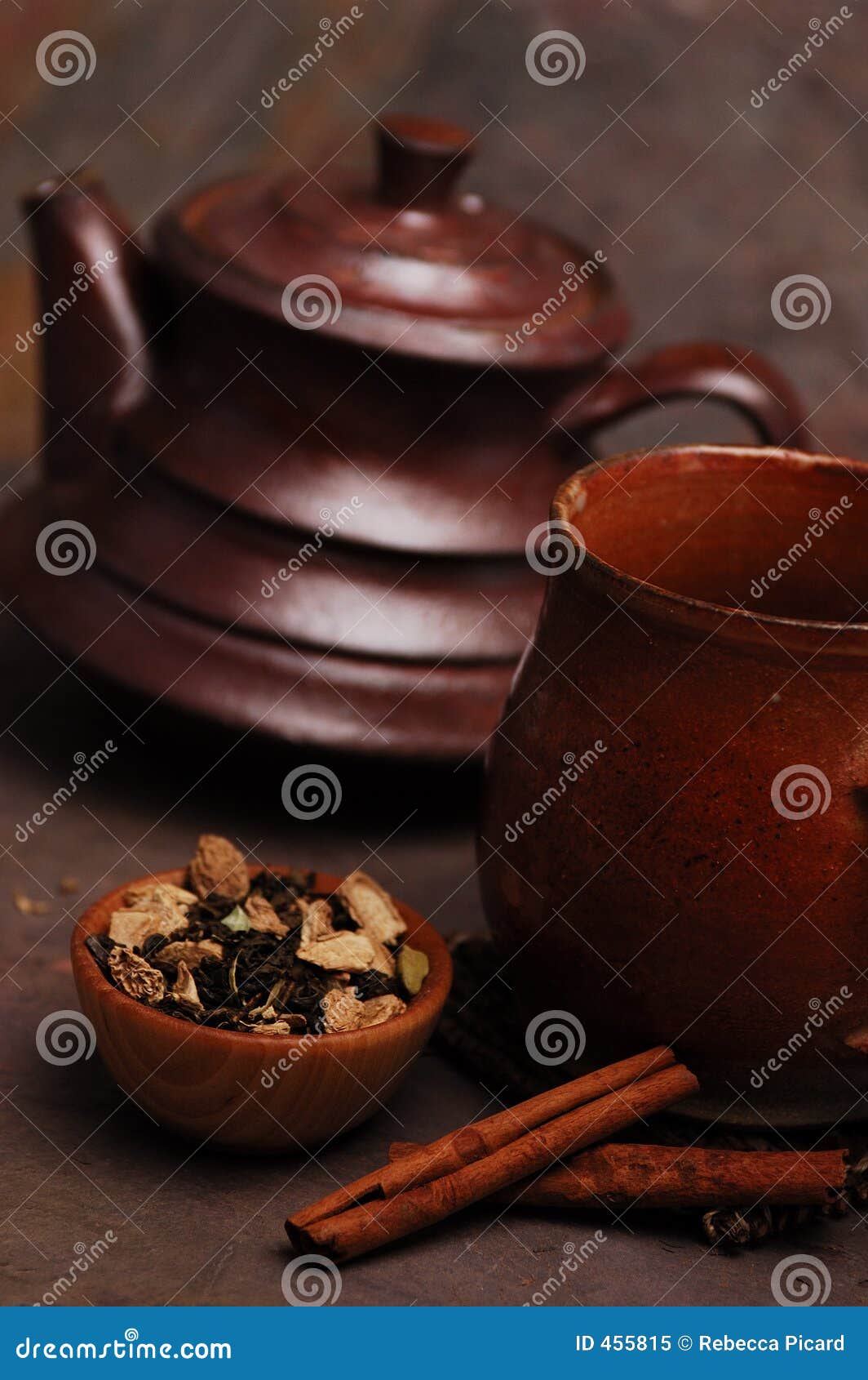 Spicy Tea stock image. Image of soul, health, clay, food - 455815