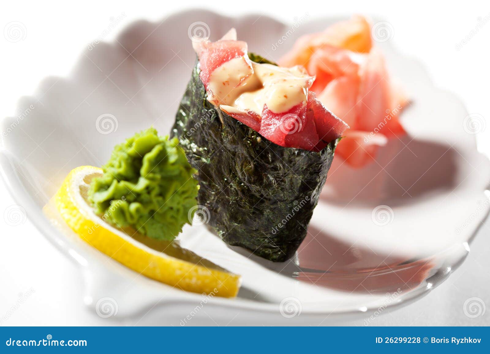Spicy Tuna Gunkan stock photo. Image of oriental, asian - 26299228