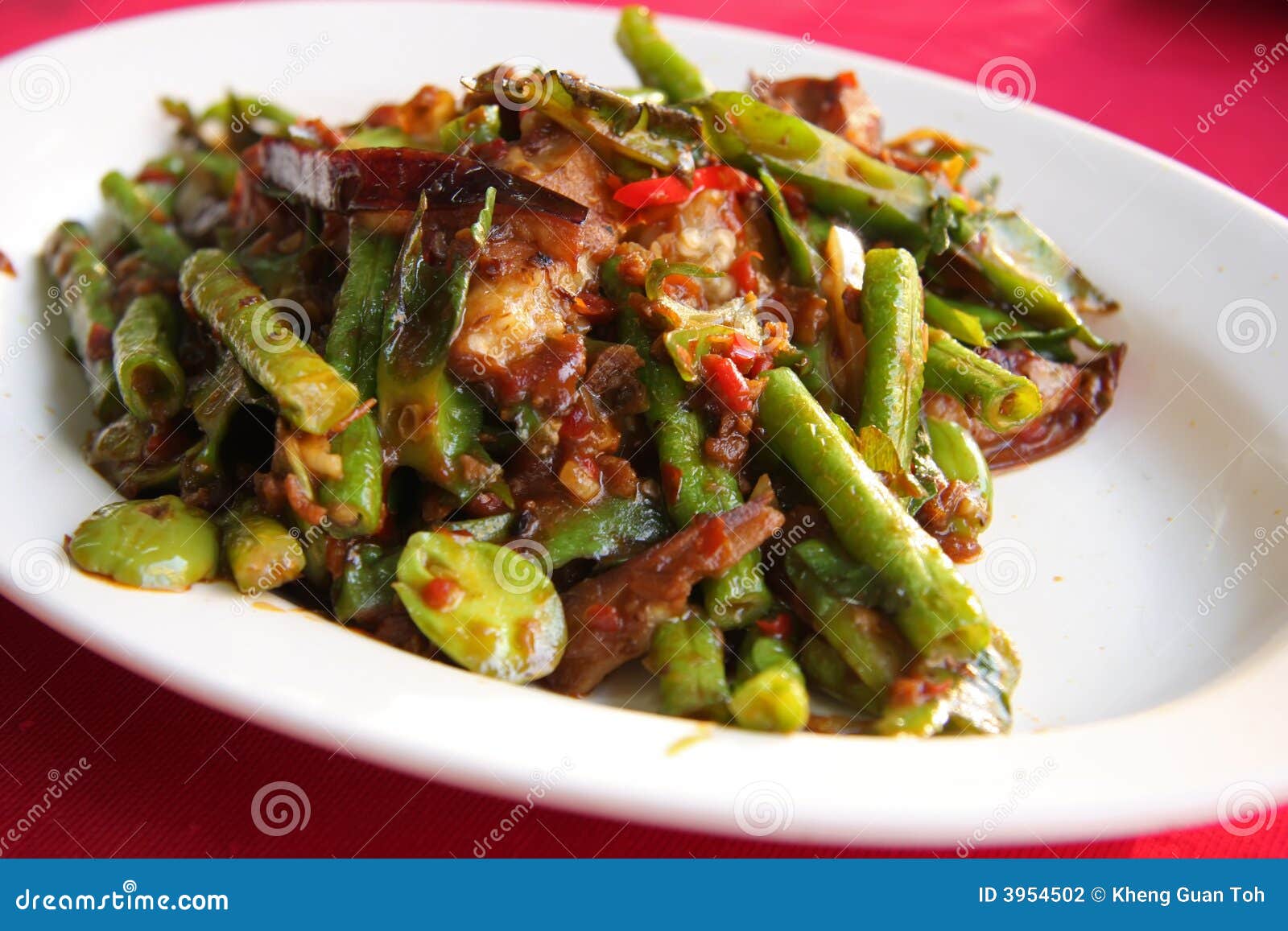 Spicy vegetables stock photo. Image of cooked, four, malay - 3954502