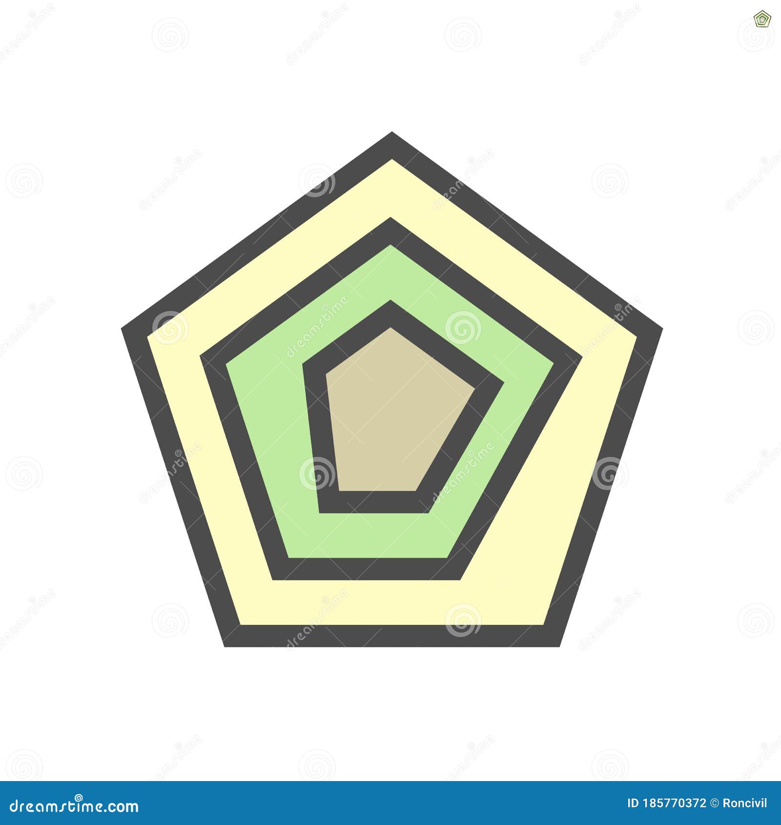 Spider chart icon stock vector. Illustration of graph - 185770372