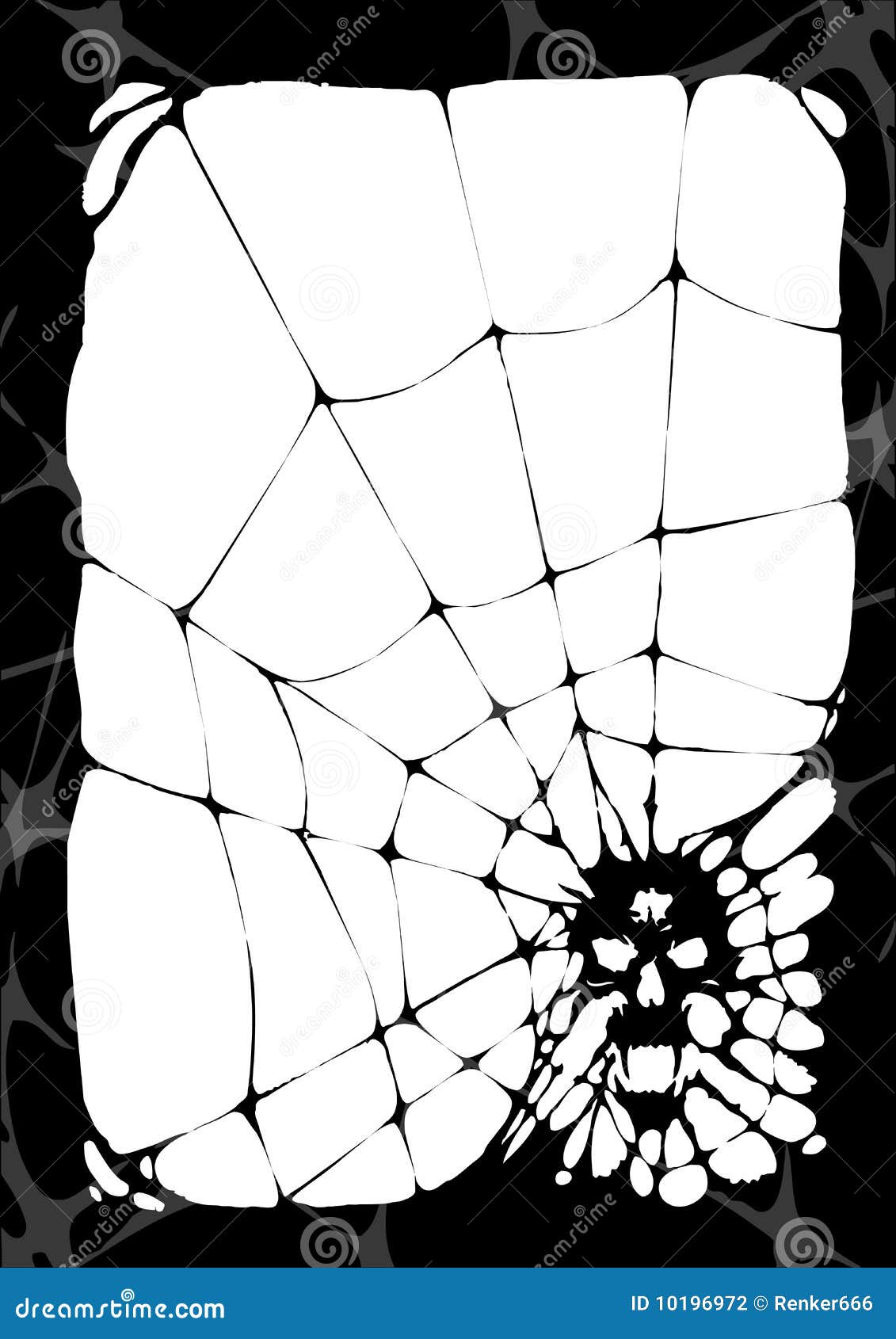 Spider death stock vector. Illustration of punk, demon - 10196972