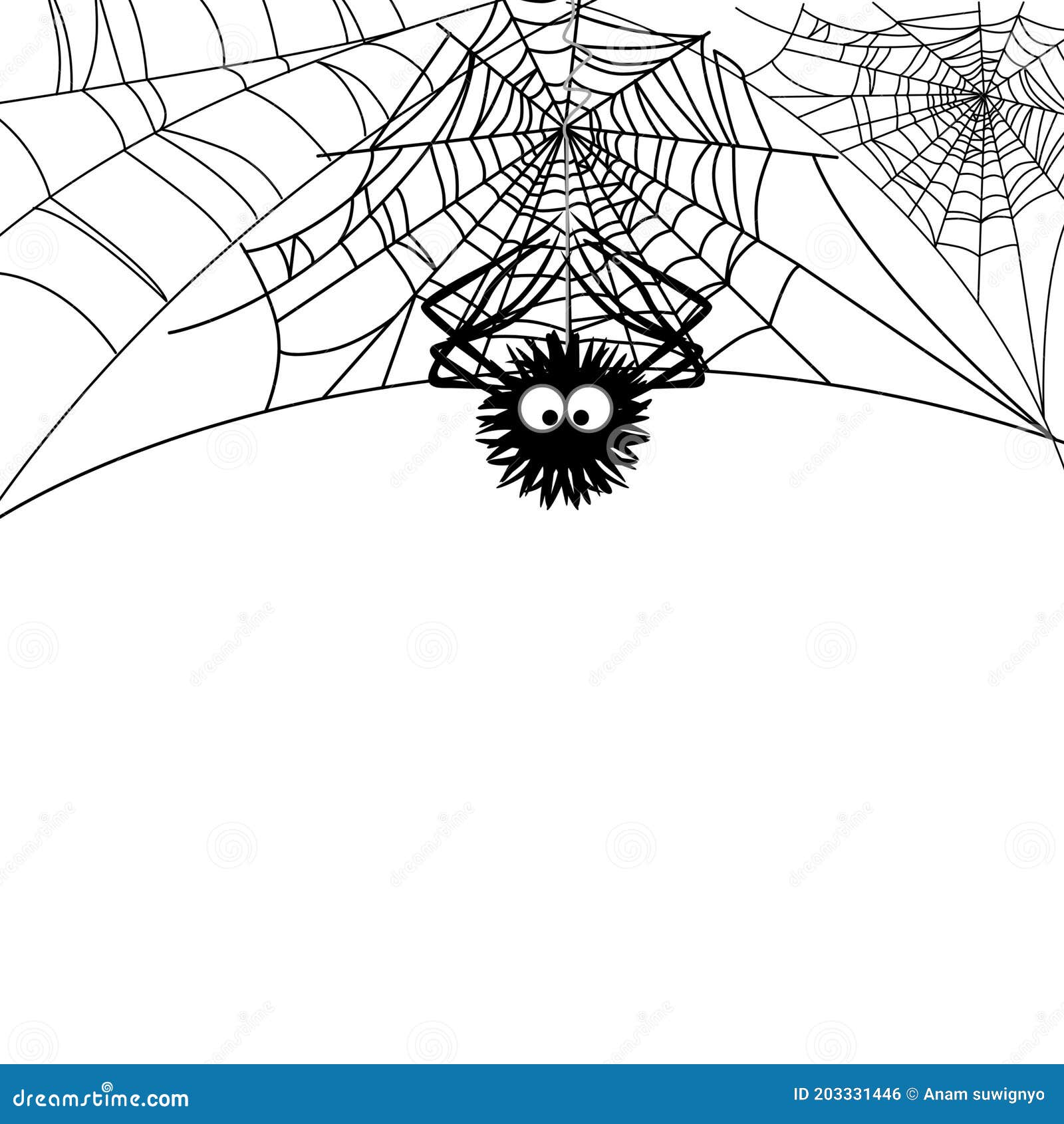 Spider Design Illustration. Make a Spider Web Stock Illustration ...