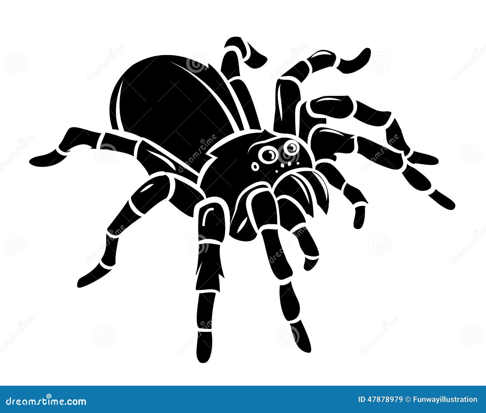 Spider stock vector. Illustration of vector, graphic - 47878979