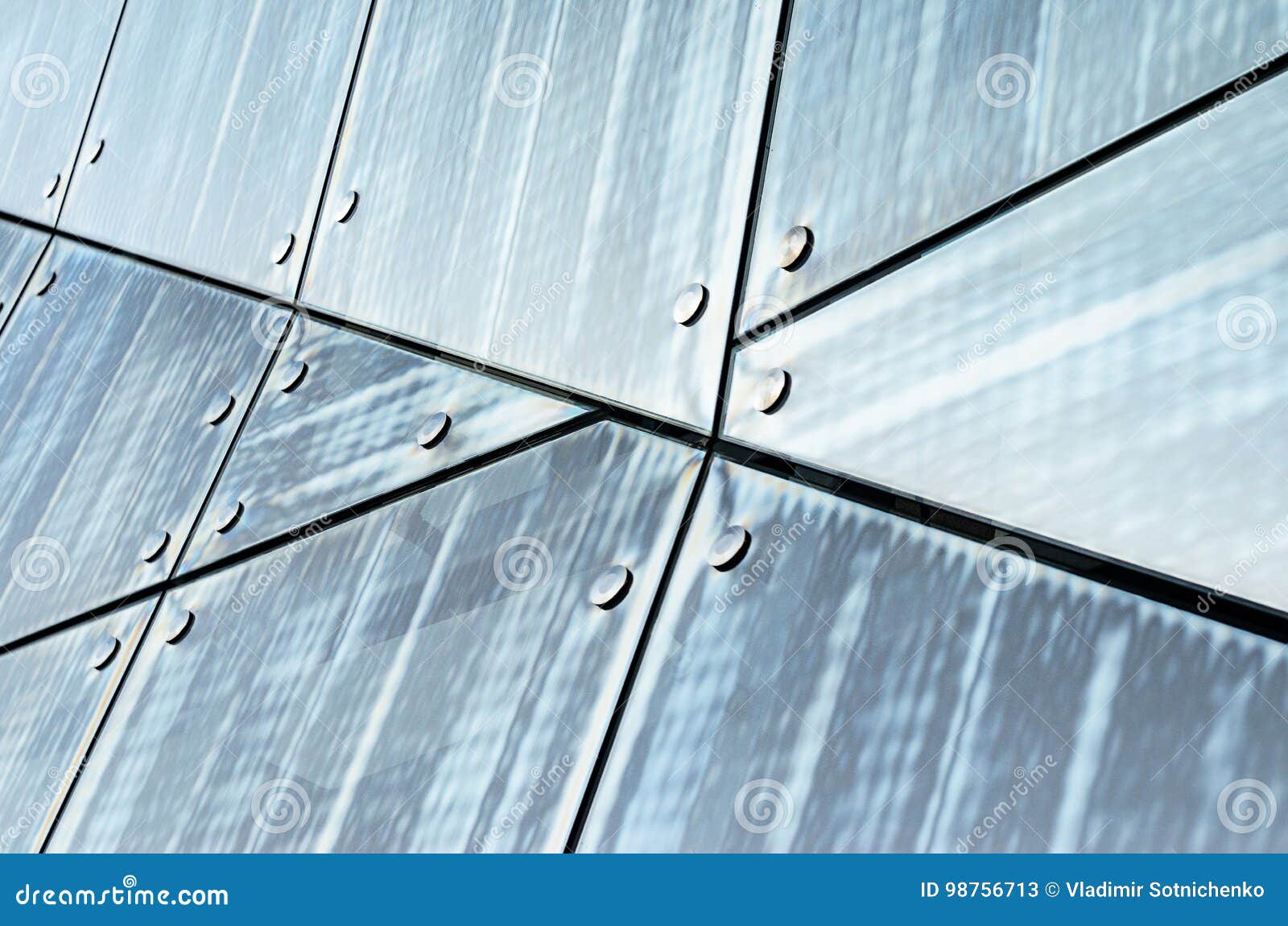 Spider Facade Fixing System Close-up Stock Image - Image of reflection ...