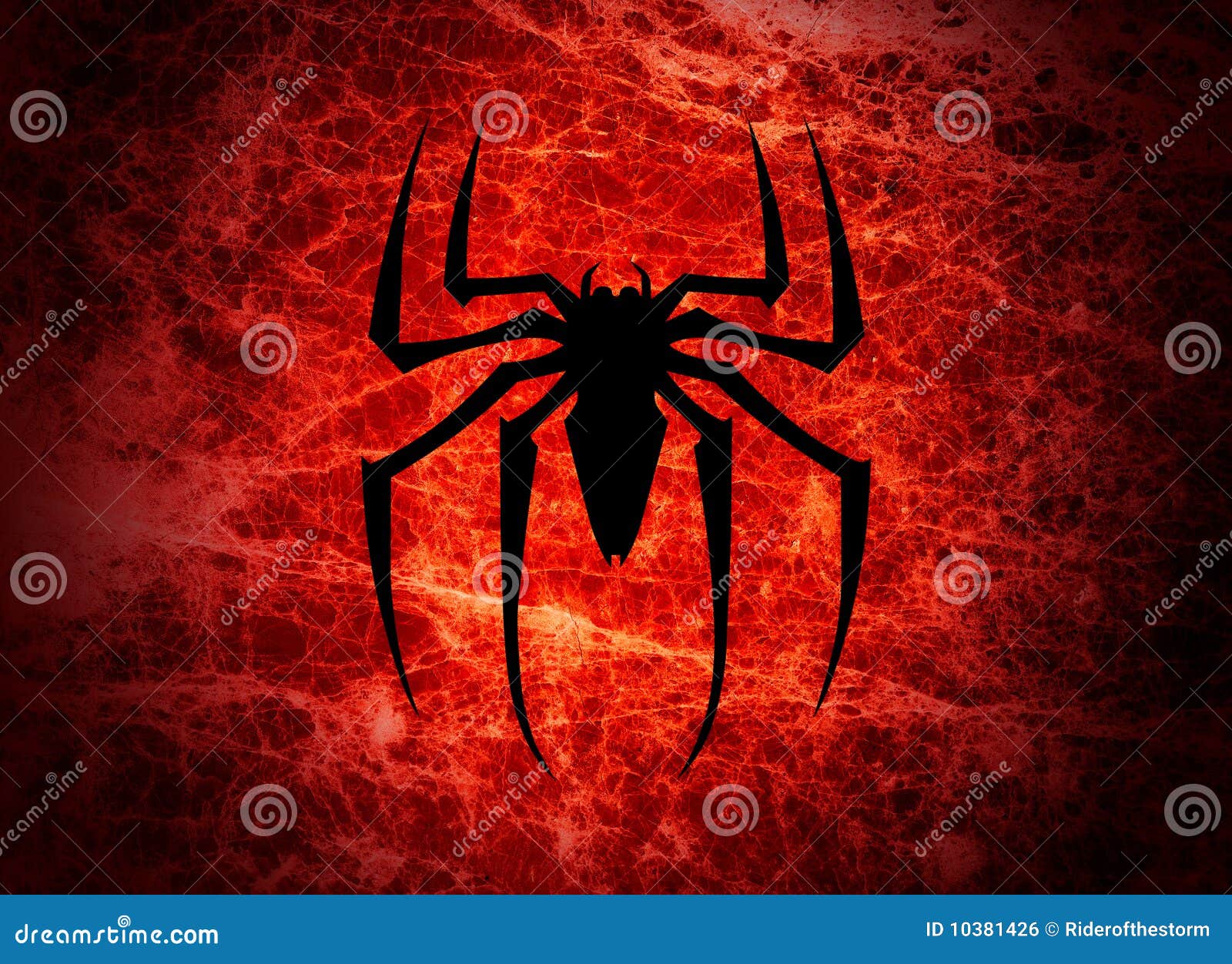 Spider fear stock illustration. Illustration of scifi - 10381426