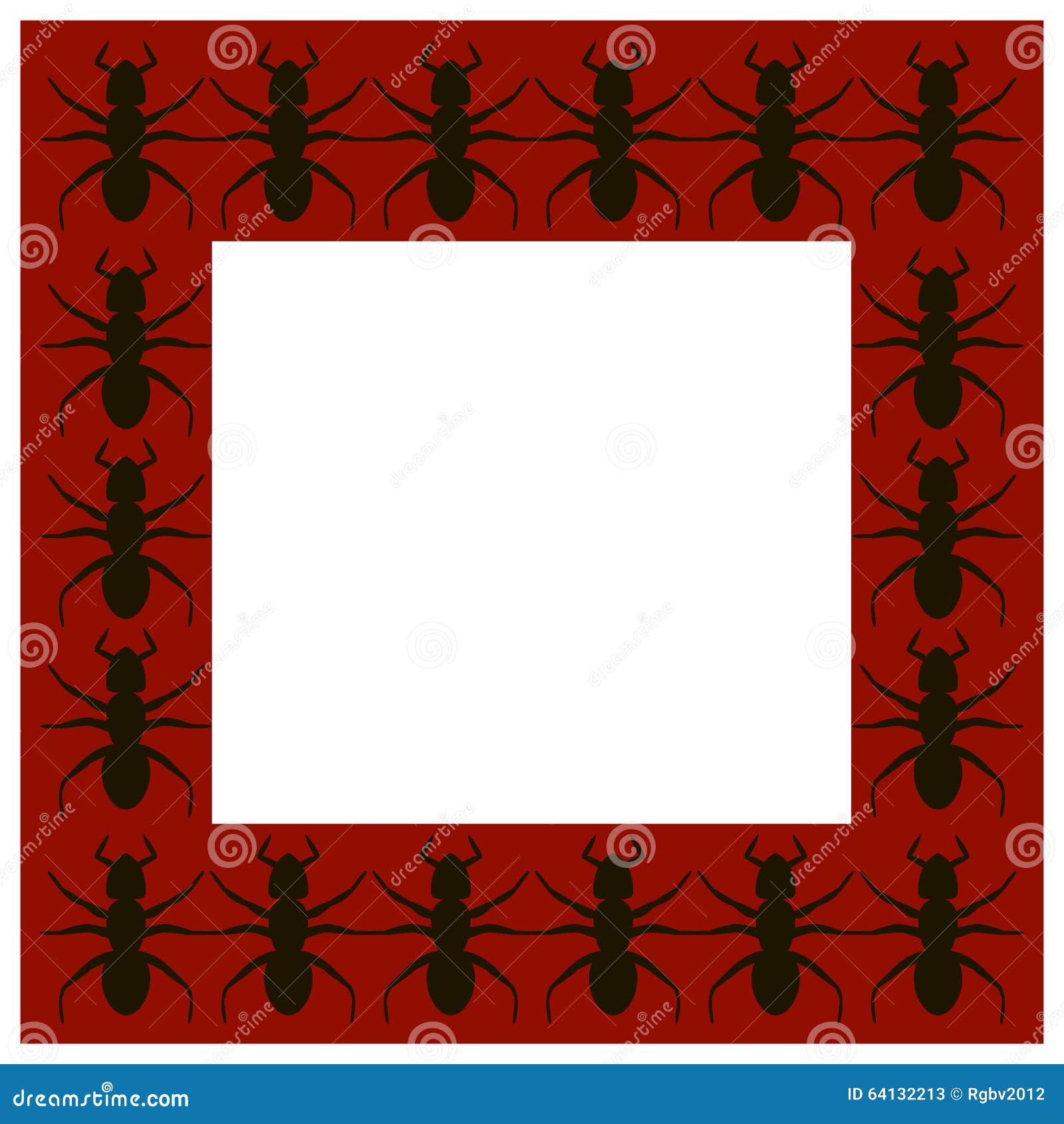 Spider frame stock vector. Illustration of frame, white - 64132213