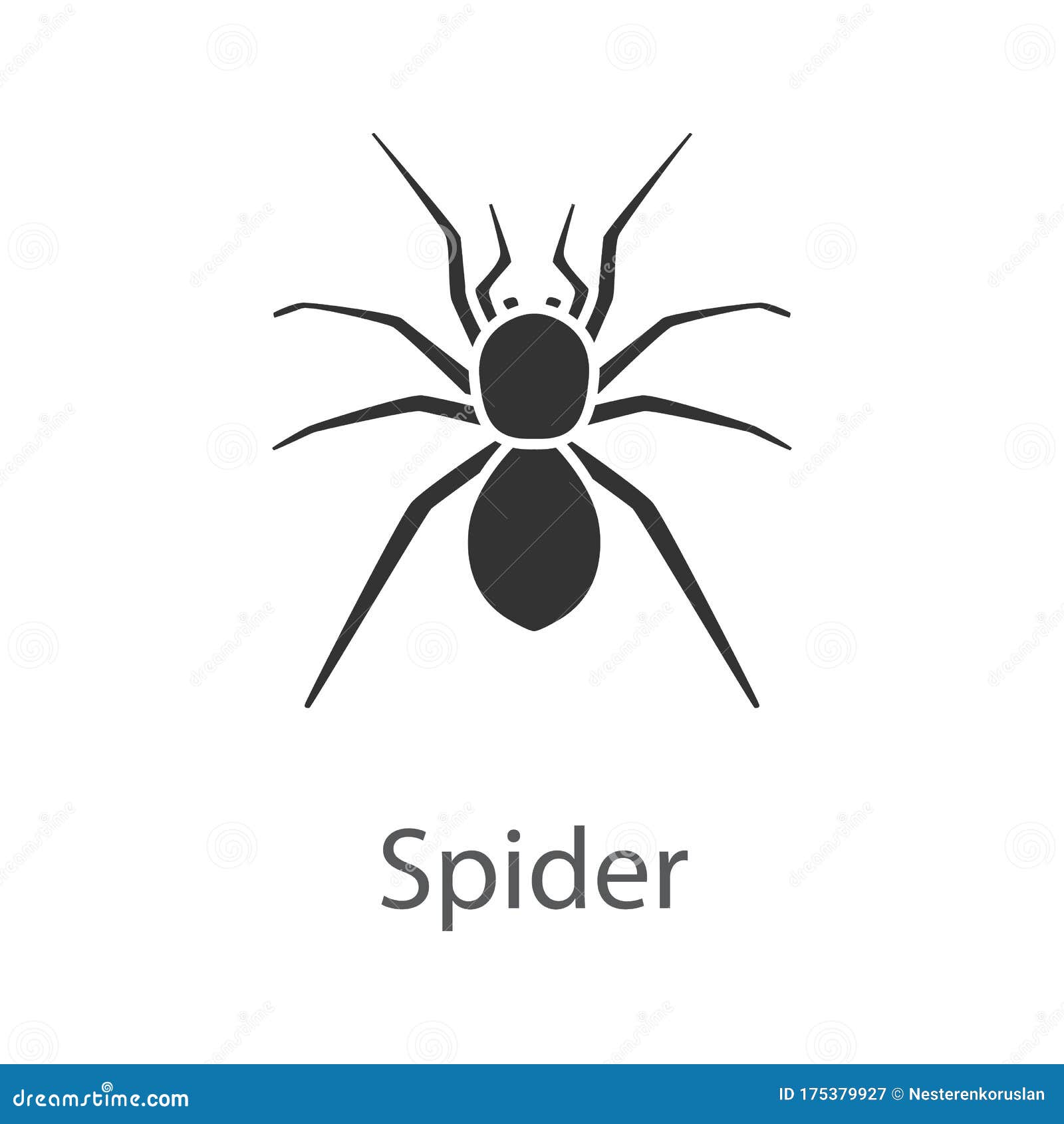 Spider glyph icon stock vector. Illustration of entomology - 175379927 Spider glyph icon stock vector. Illustration of entomology - 175379927