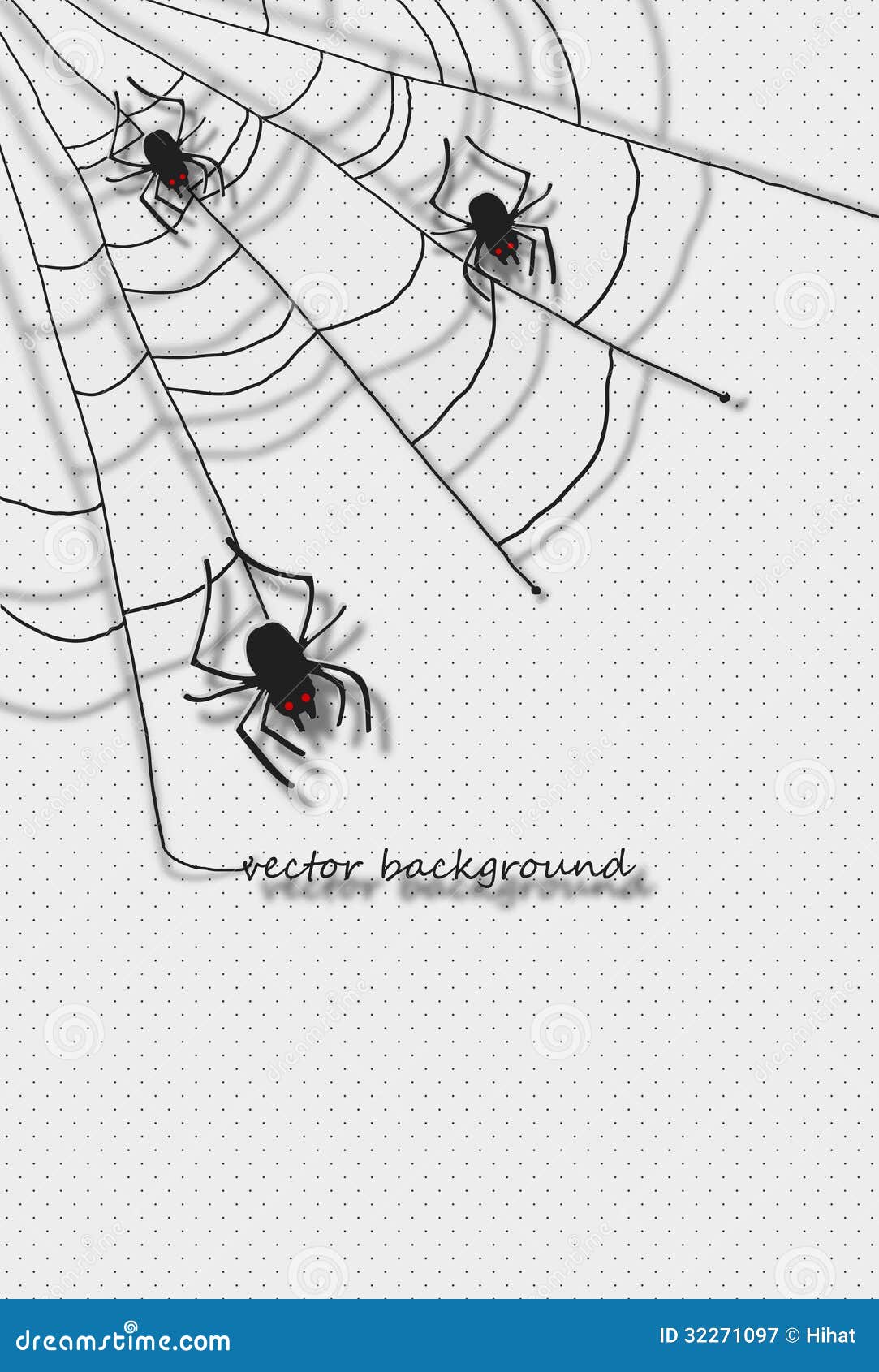 Spider stock vector. Illustration of background, line - 32271097