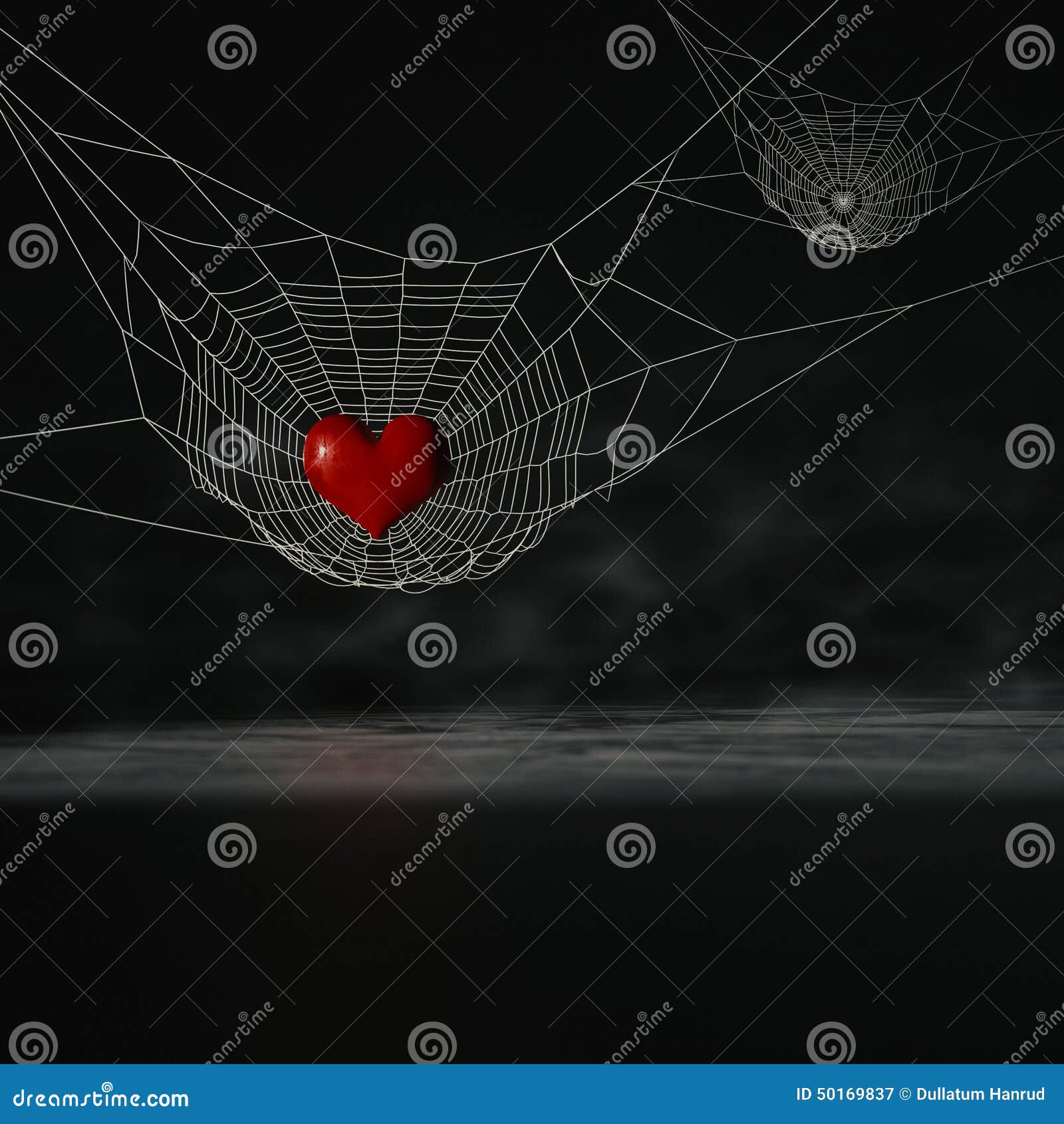 Spider heart. stock illustration. Illustration of stroll - 50169837