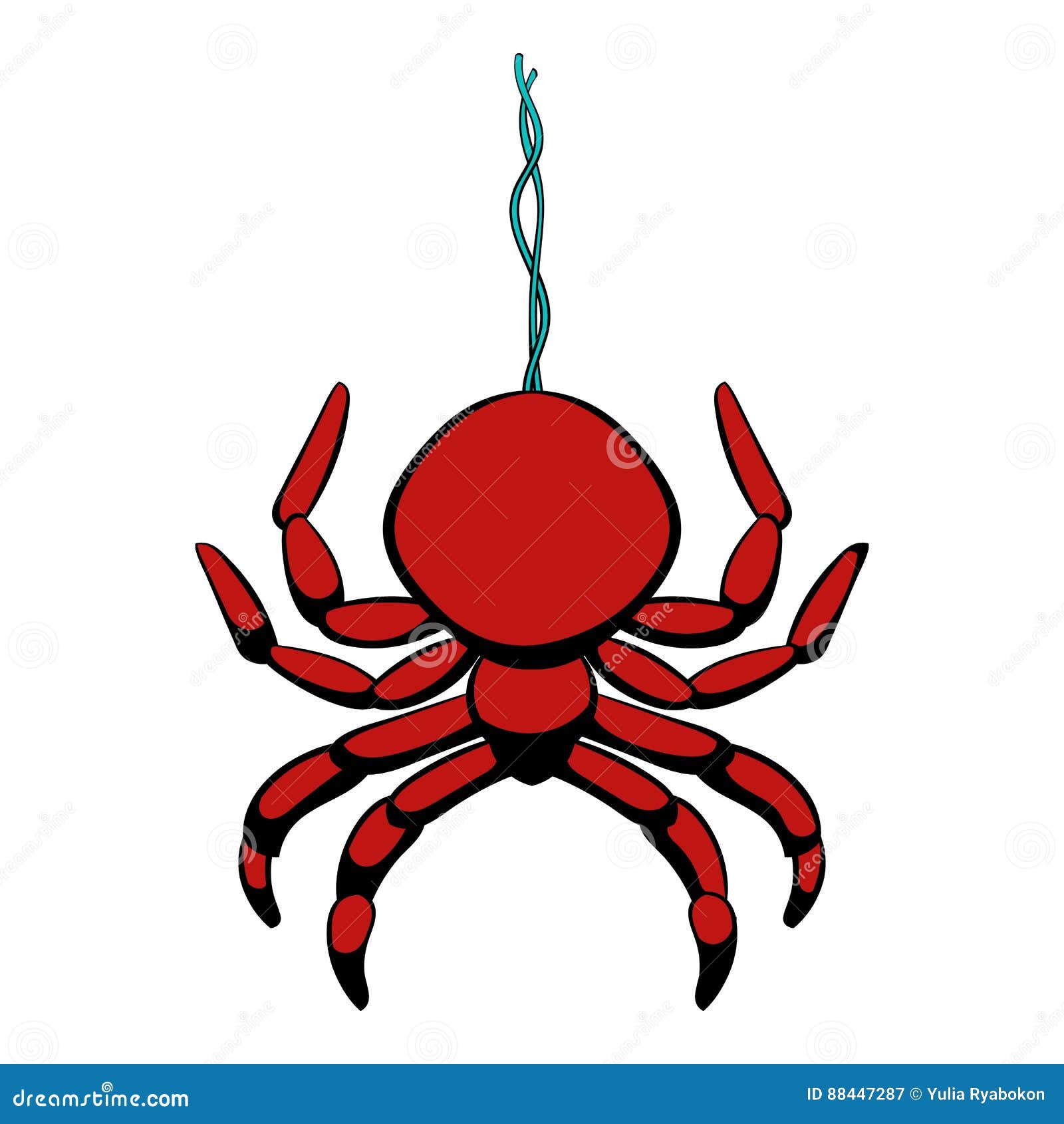 Spider icon cartoon stock vector. Illustration of cartoon - 88447287