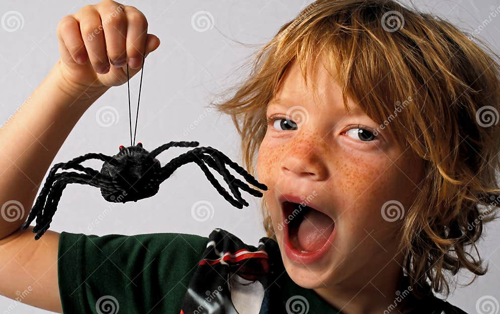 Spider Kid stock photo. Image of beam, girl, gaptooth - 1799986