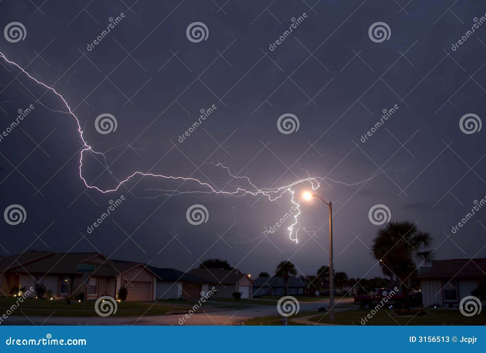 Spider Lightning stock image. Image of rage, light, houses - 3156513