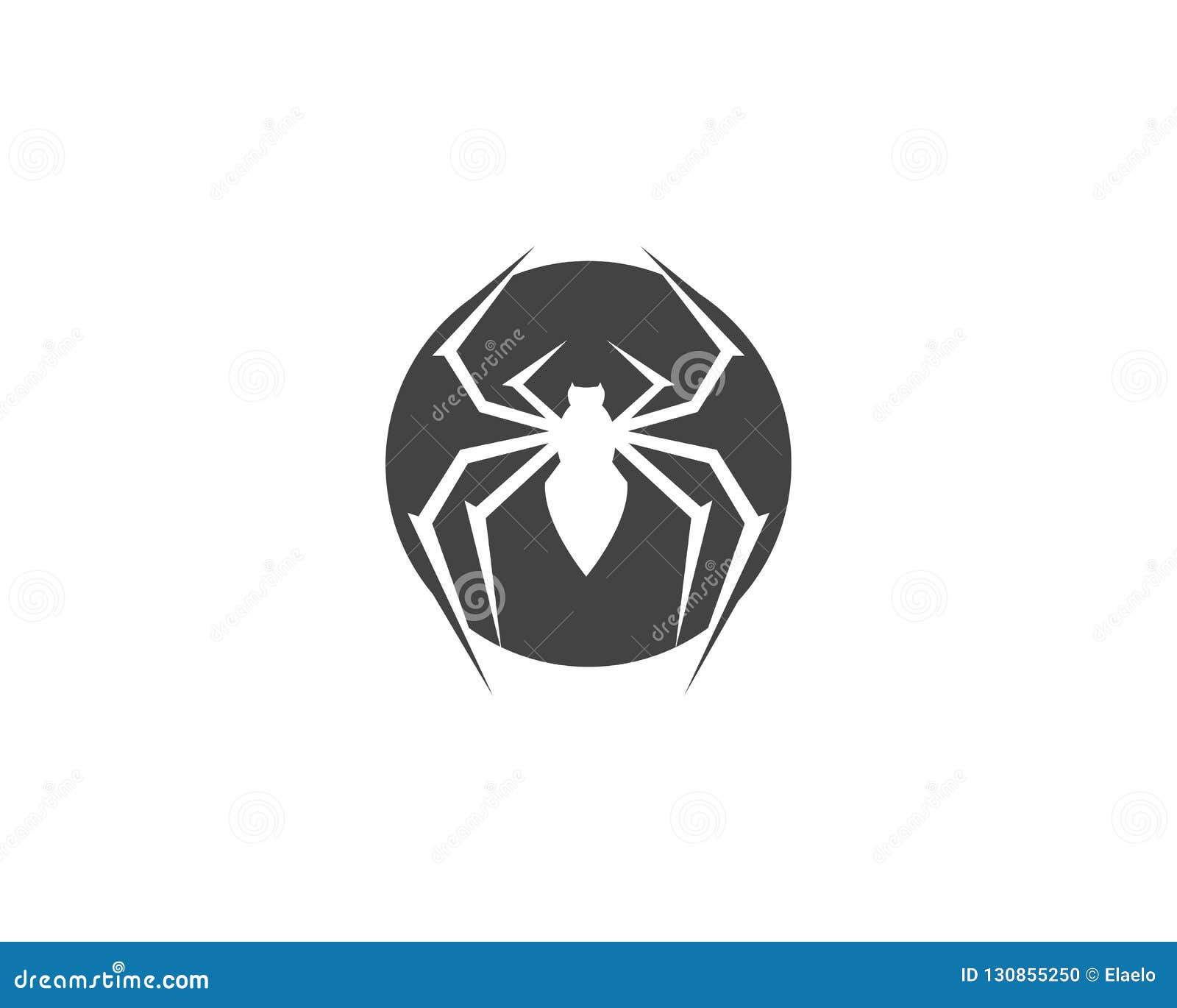 Spider Logo design vector stock vector. Illustration of graphic - 130855250