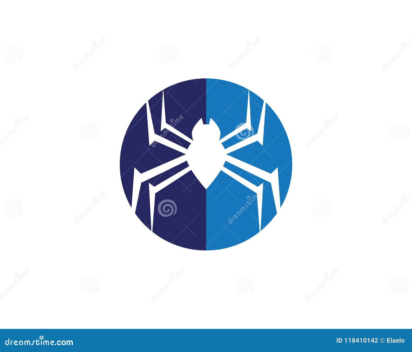Spider Logo Design Vector Illustration Stock Vector - Illustration of ...