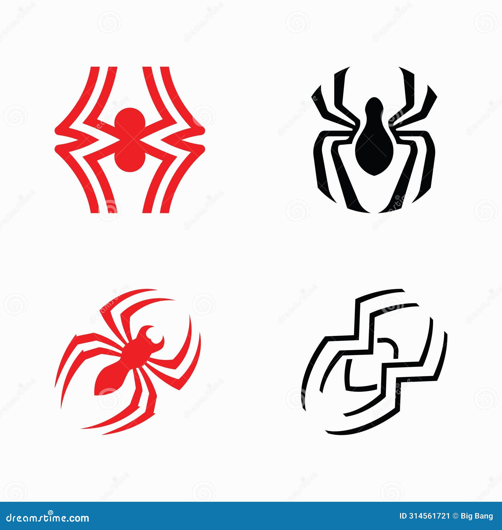 Spider Logo Template Vector and Icon Stock Vector - Illustration of ...