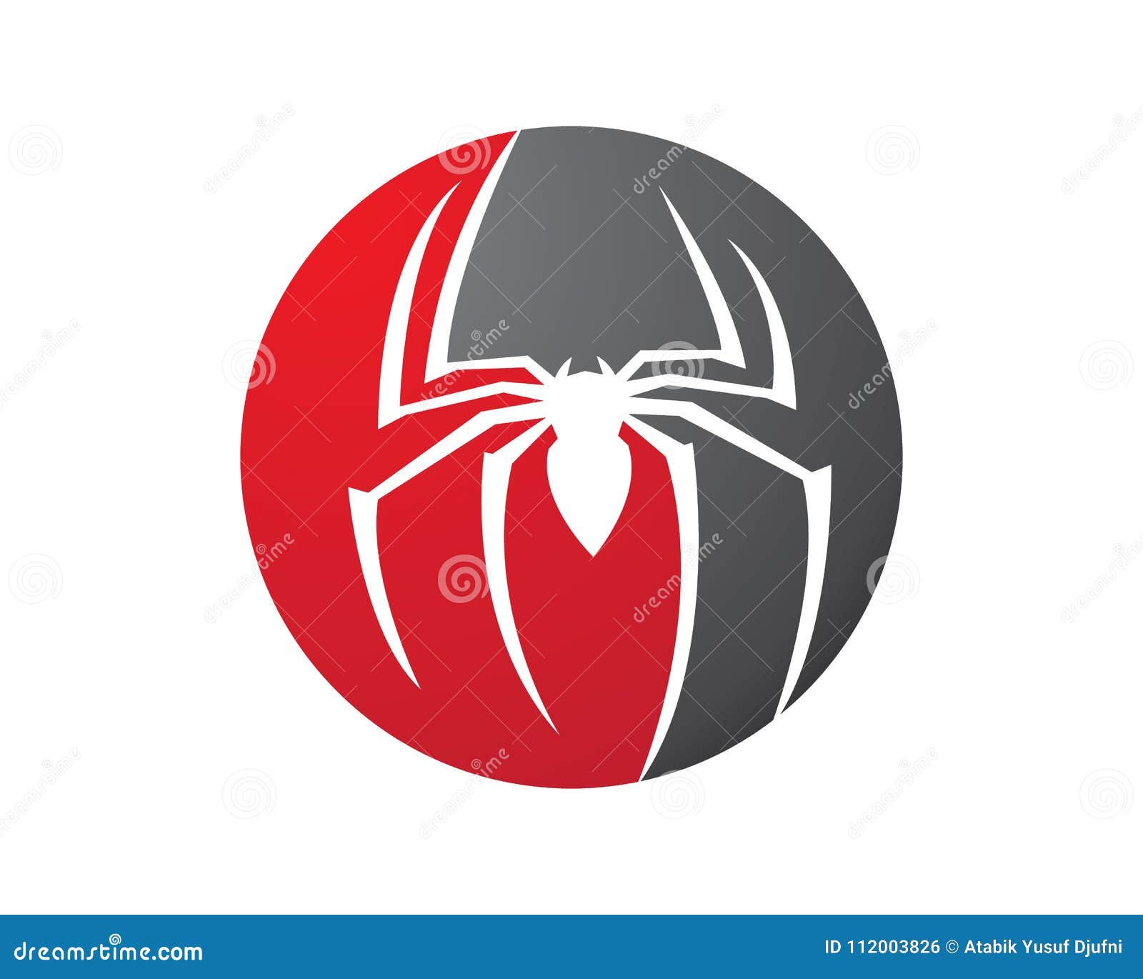 Spider logo template stock vector. Illustration of animal - 112003826