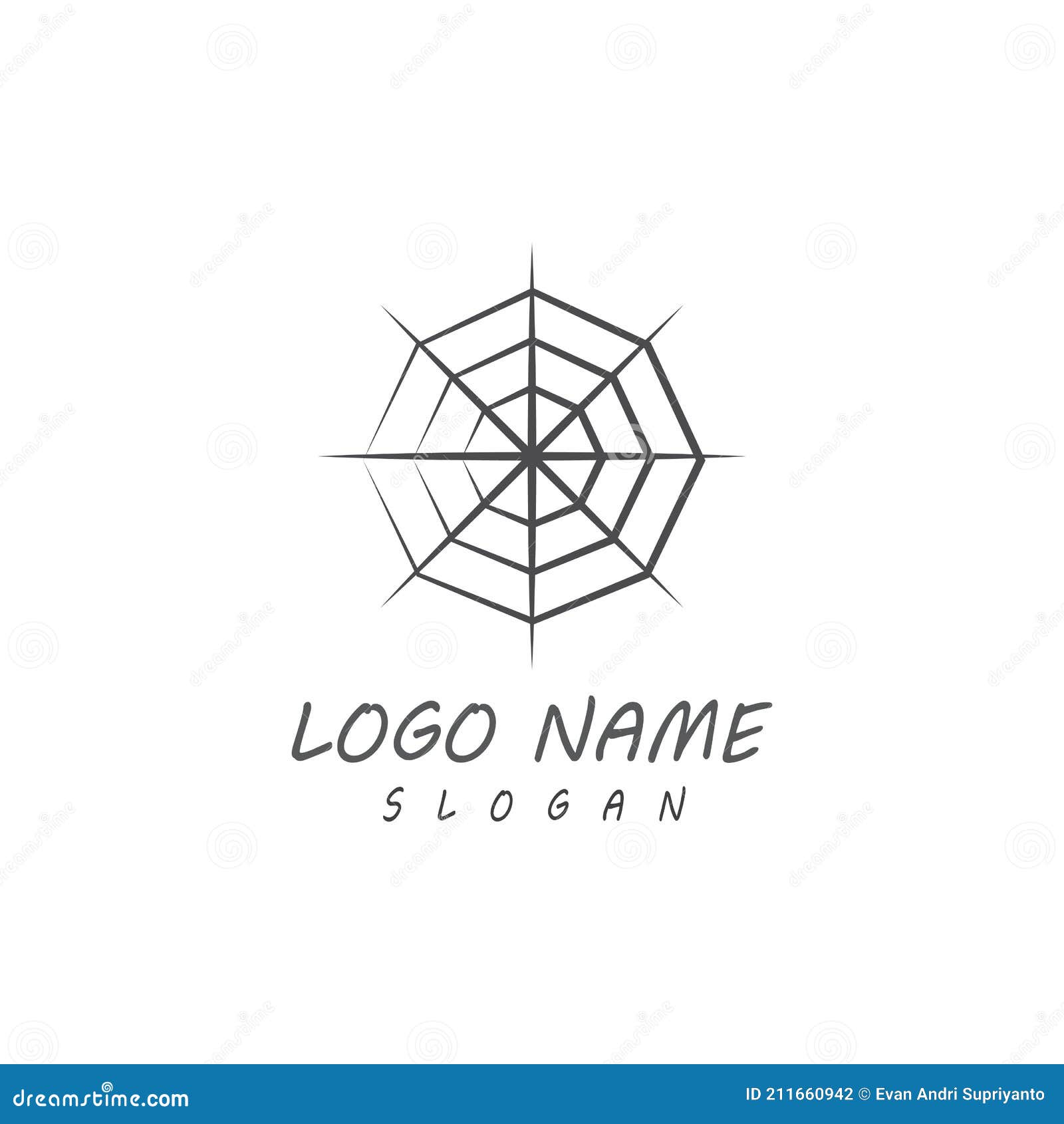 Spider Logo Template Vector Symbol Design Stock Vector - Illustration ...