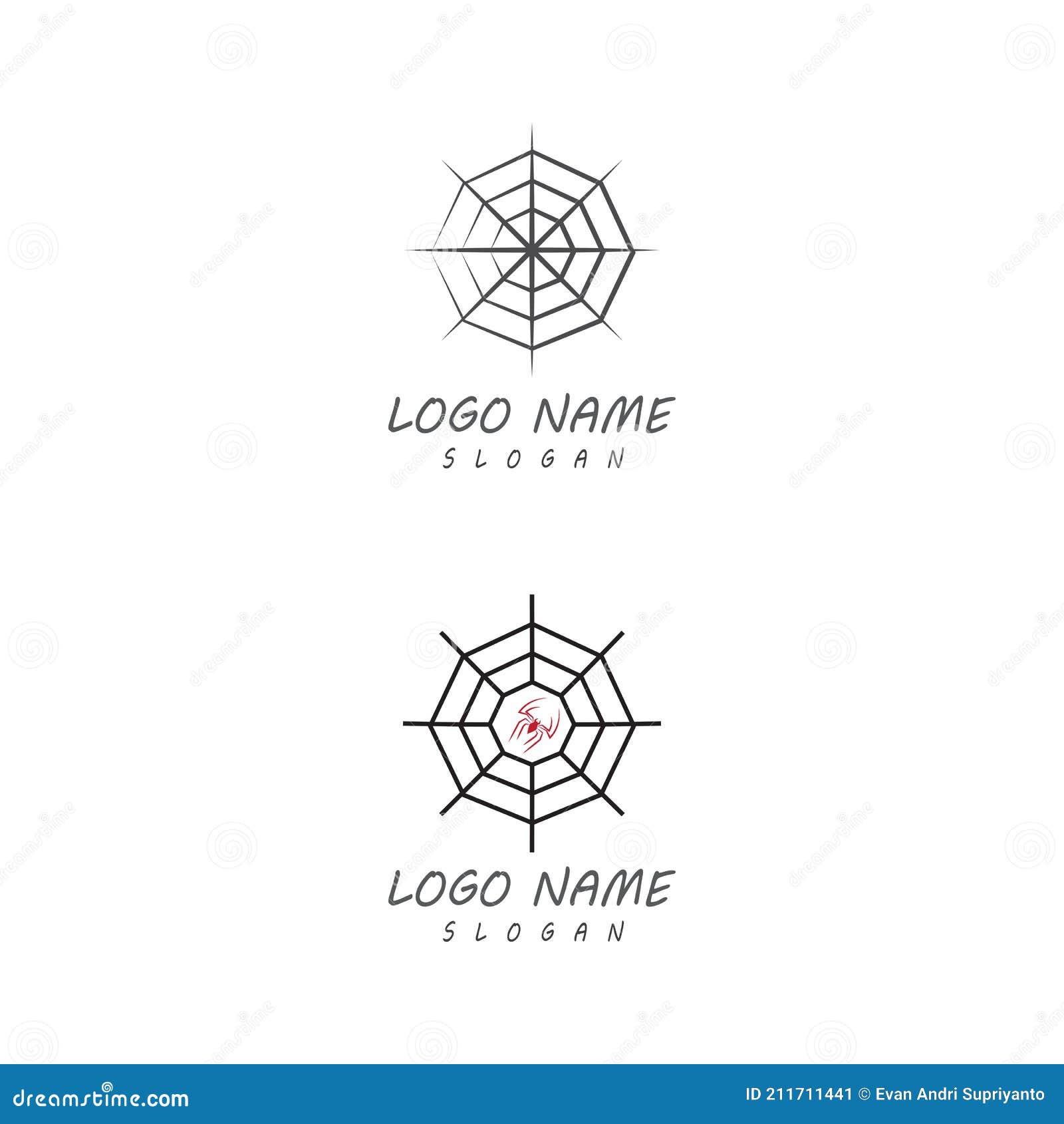 Spider Logo Template Vector Symbol Design Stock Vector - Illustration ...