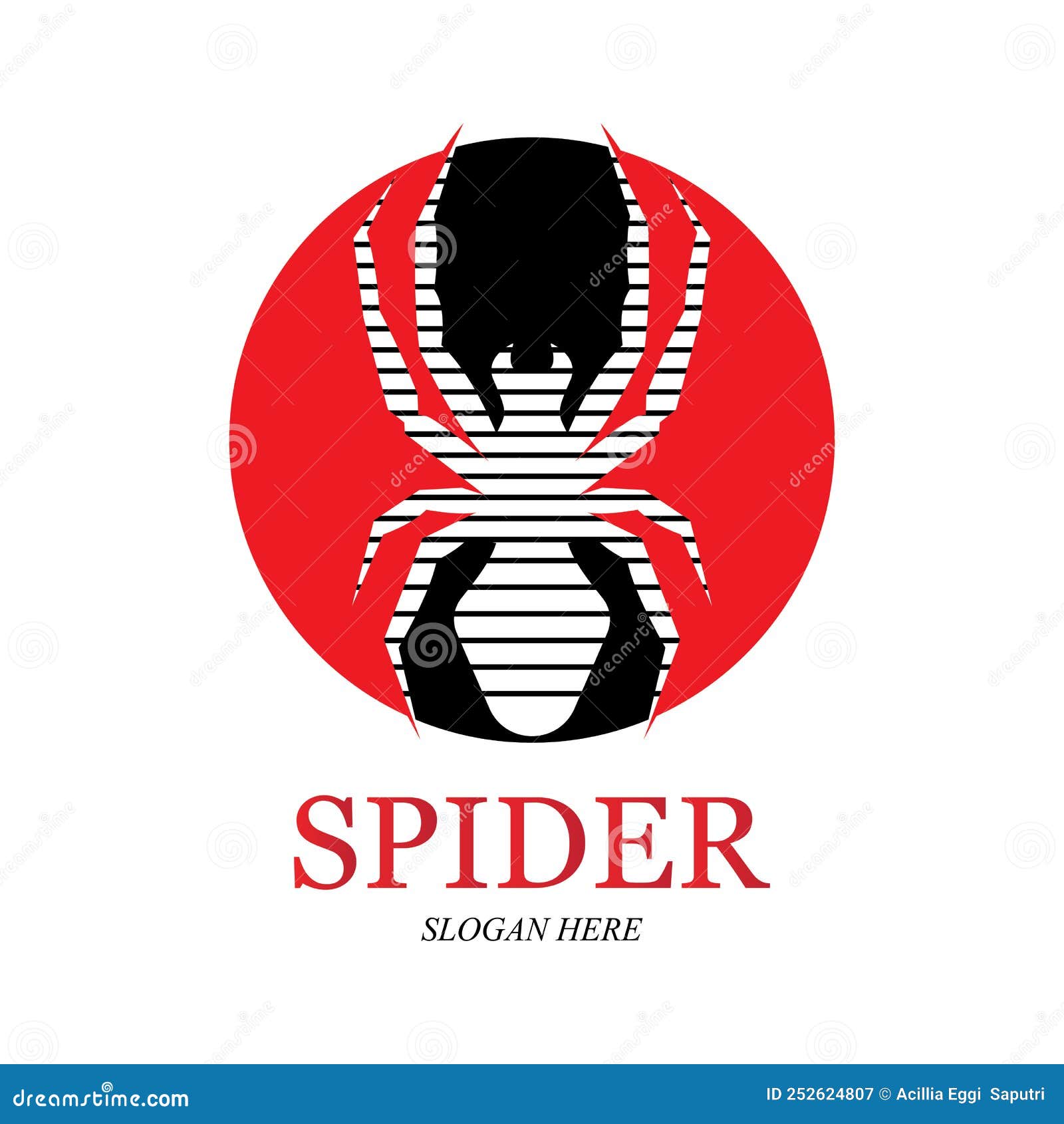 Spider Logo Vector and Illustration Stock Illustration - Illustration ...