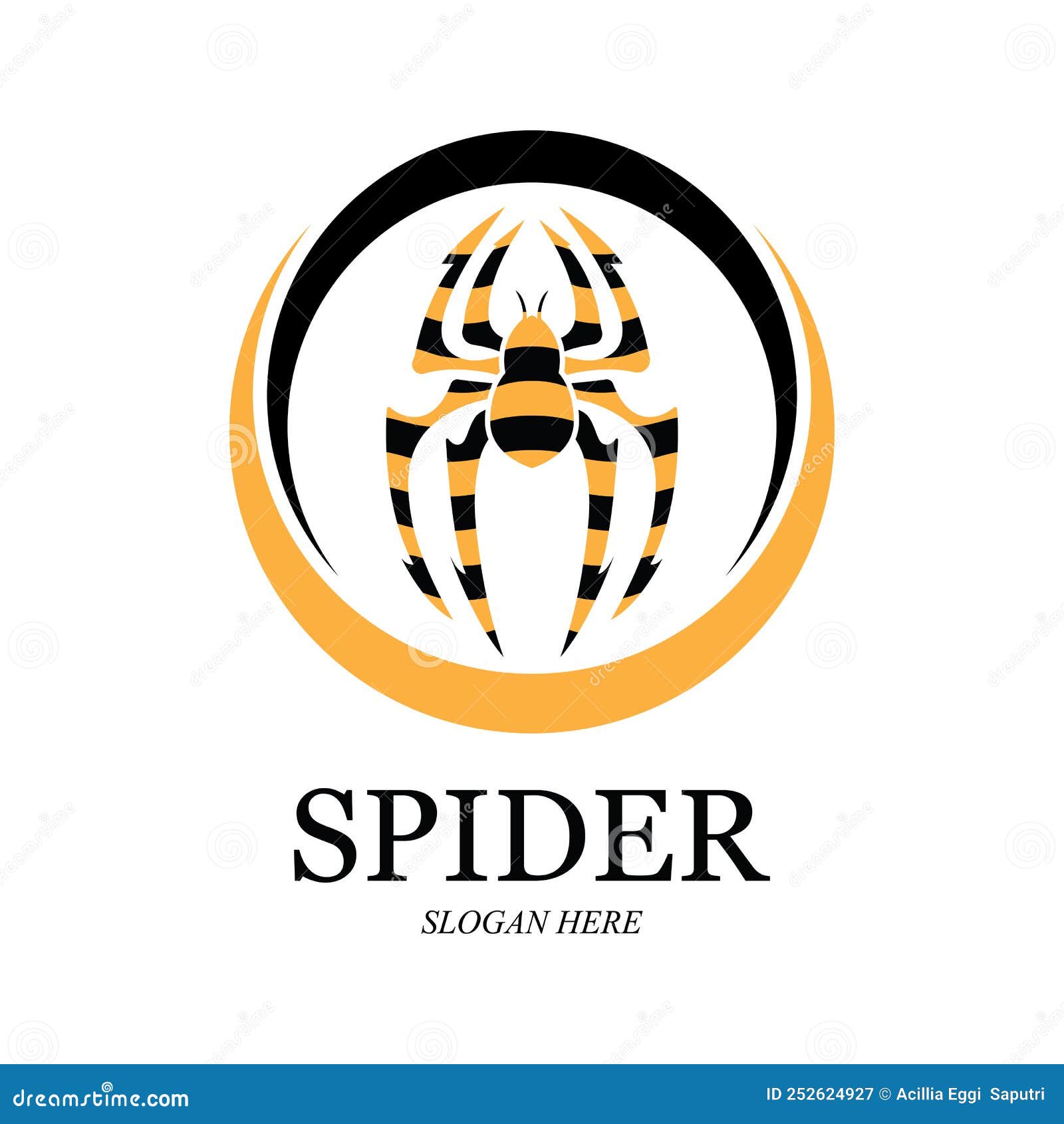 Spider Logo Vector and Illustration Stock Illustration - Illustration ...