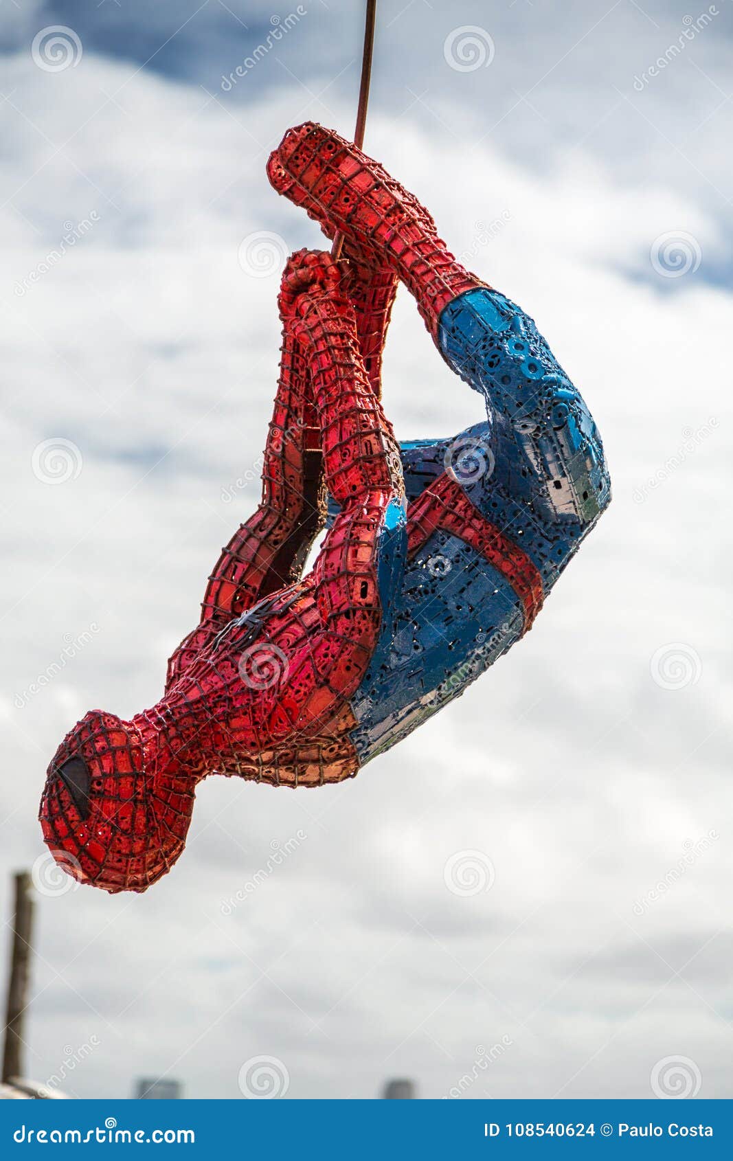 Spider Man Figure editorial stock image. Image of mirror - 108540624