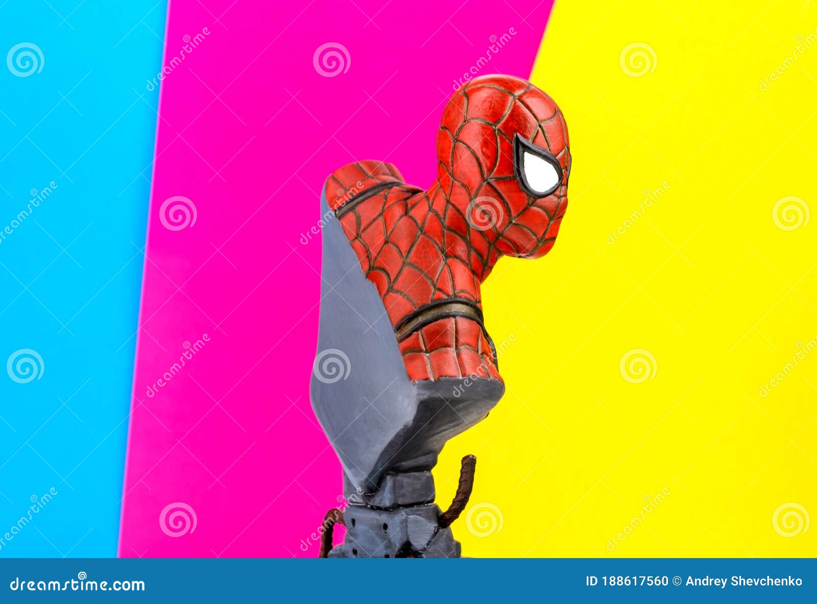 Spider-man from the Marvel Universe Printed on a 3D Printer and Hand ...