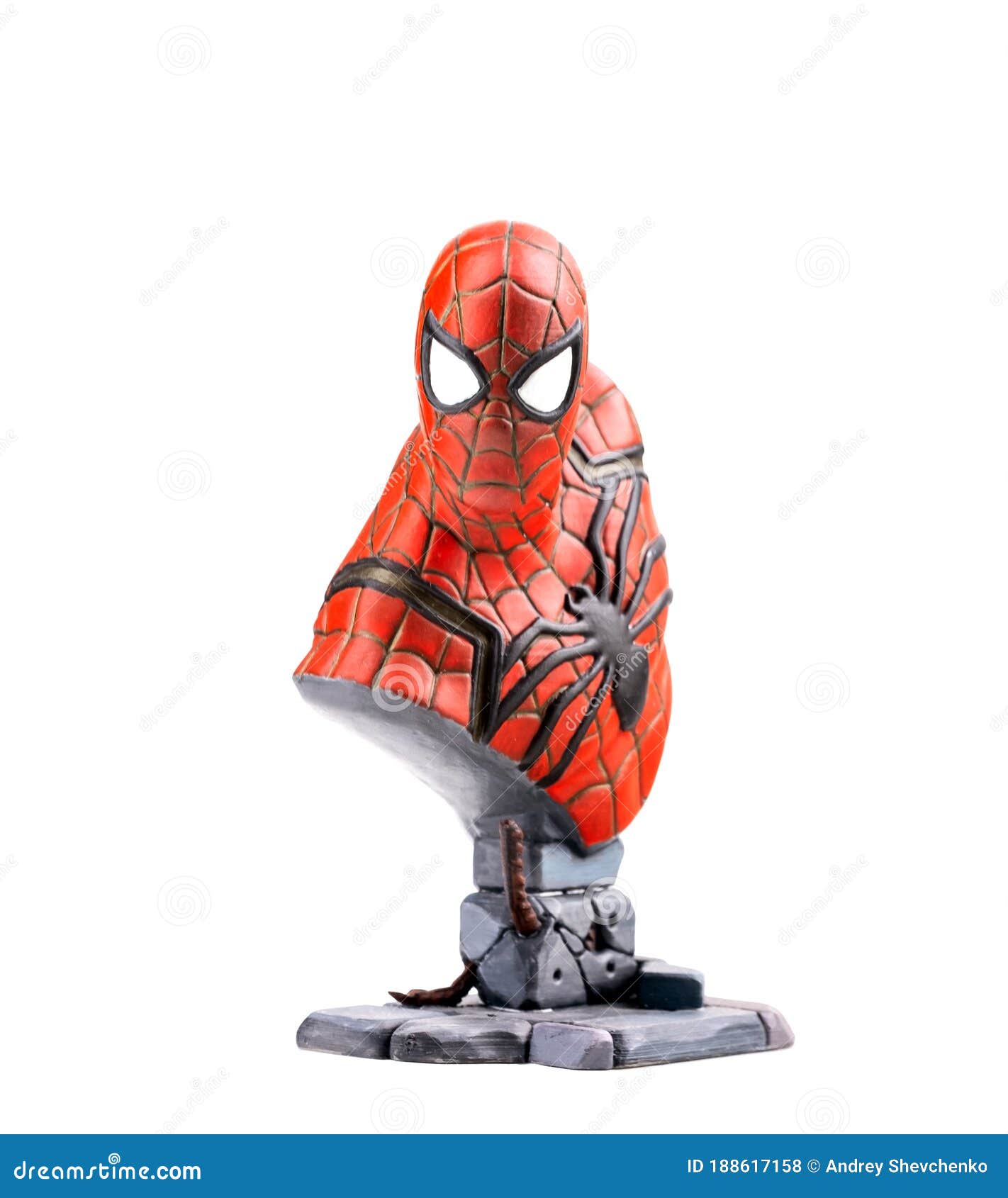 Spider-man from the Marvel Universe Printed on a 3D Printer and Hand ...