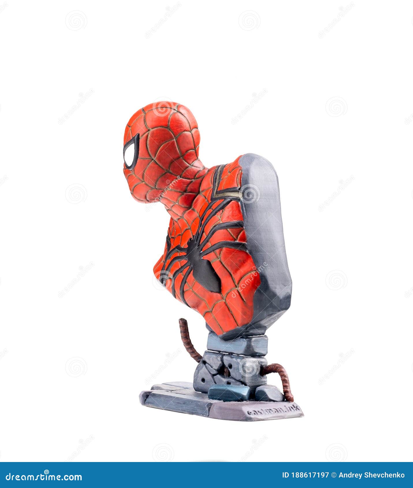 Spider-man from the Marvel Universe Printed on a 3D Printer and Hand ...