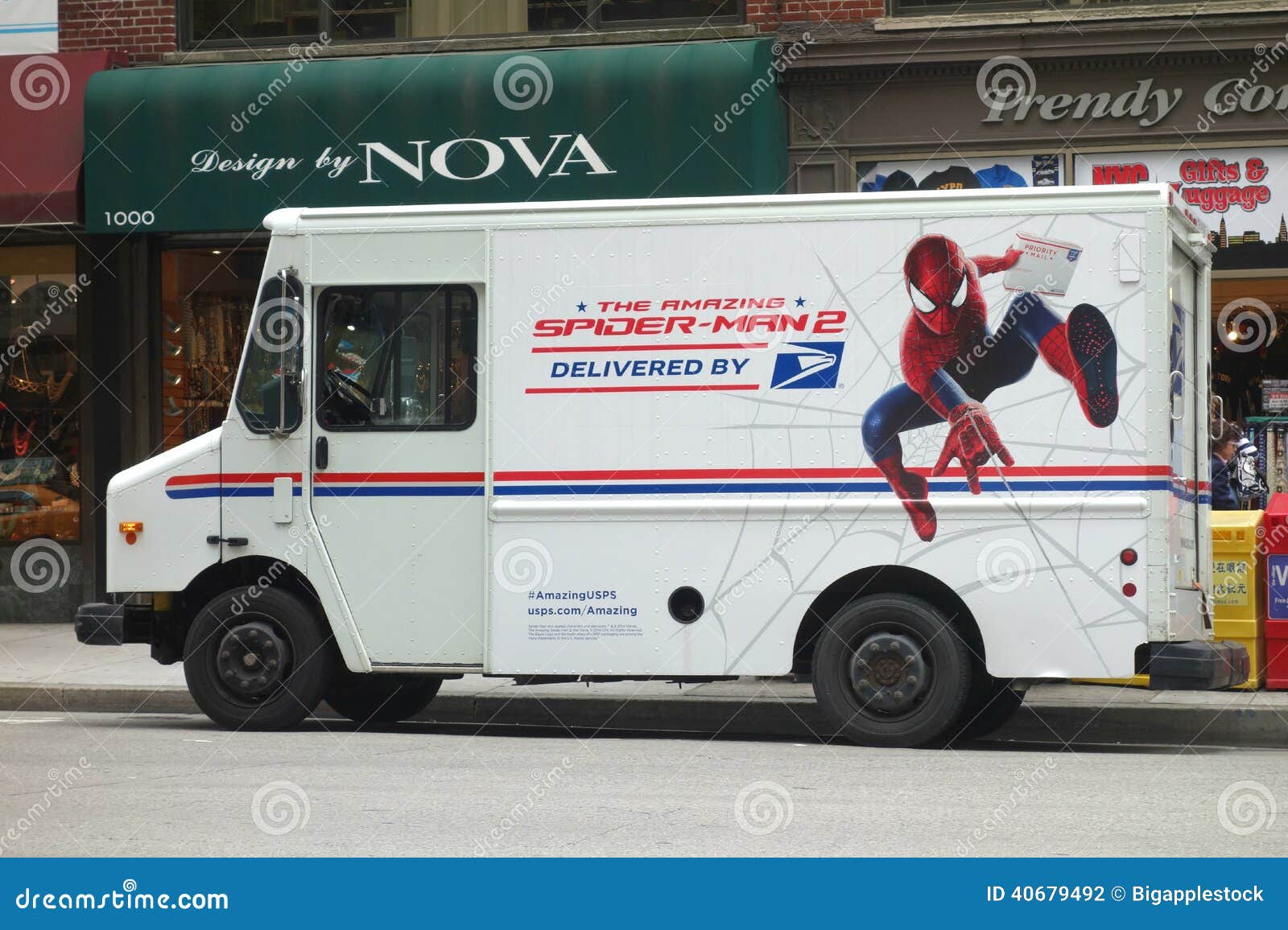 Spider-Man Y El Servicio Postal De Los E.E.U.U. Fotografía editorial ...