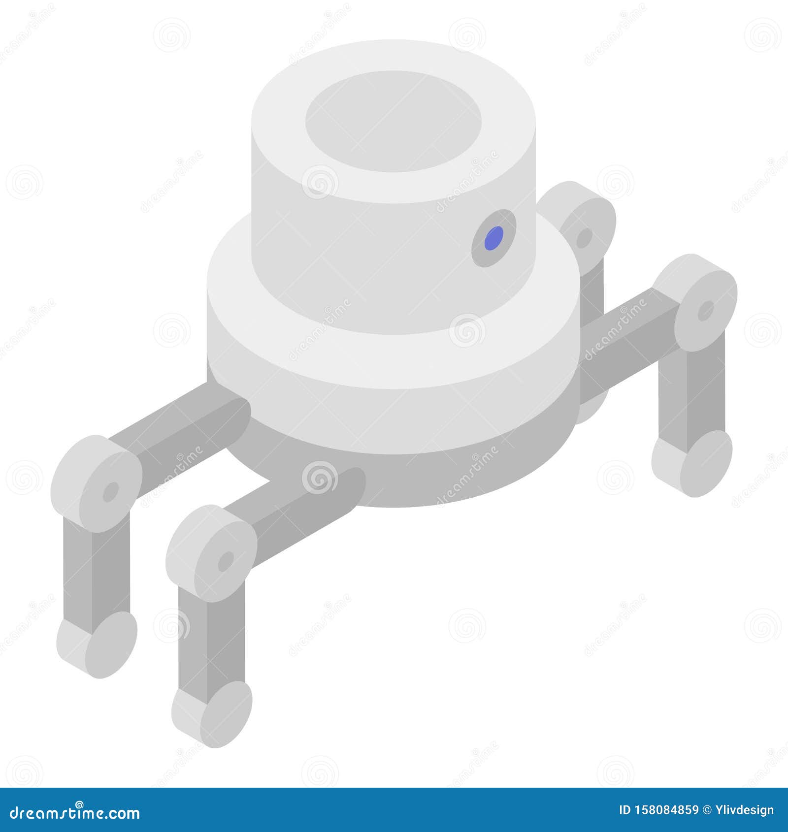 Spider Robot Icon, Isometric Style Stock Vector - Illustration of ...