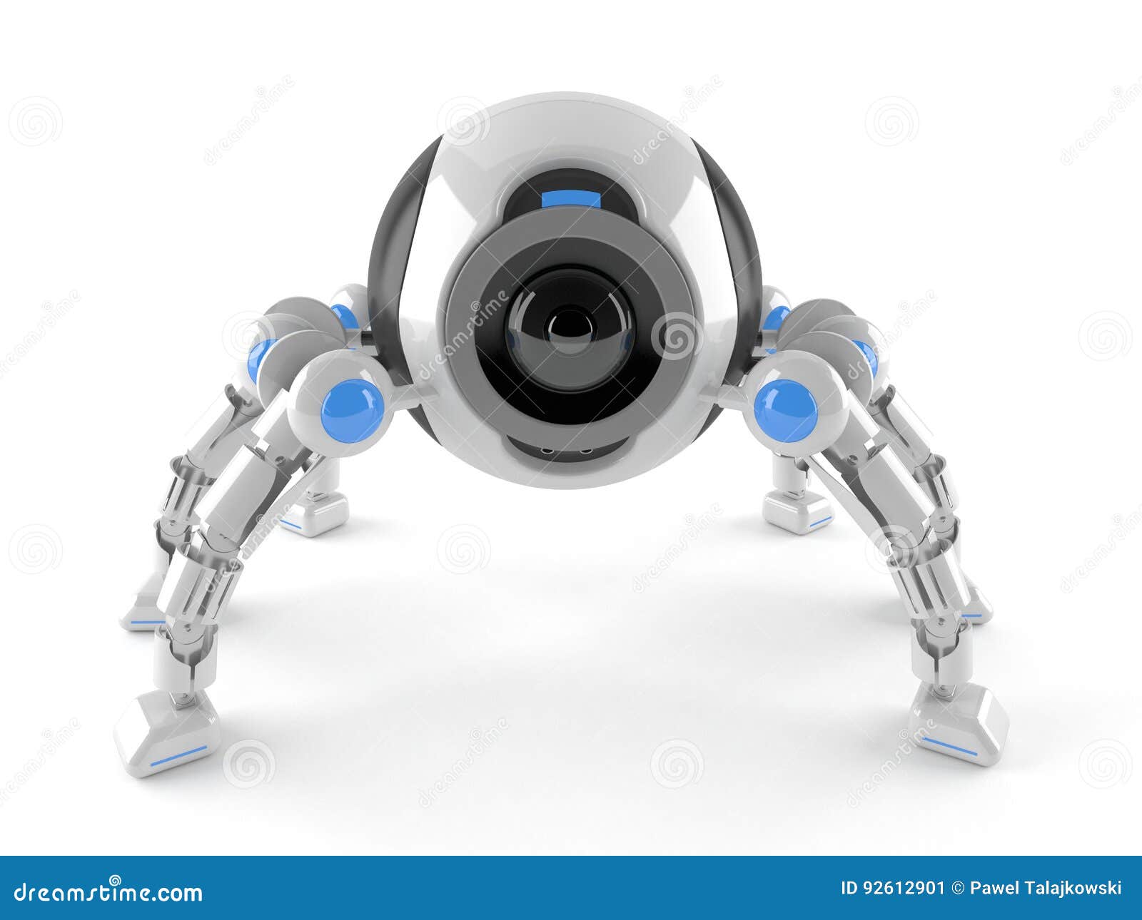Spider Robot Mascot Logo Design Vector Illustration | CartoonDealer.com ...