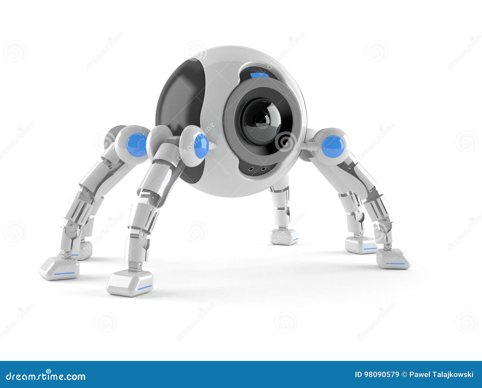 Spider Robot Using Jansen Mechanism And Klann Mechanism Royalty-Free ...