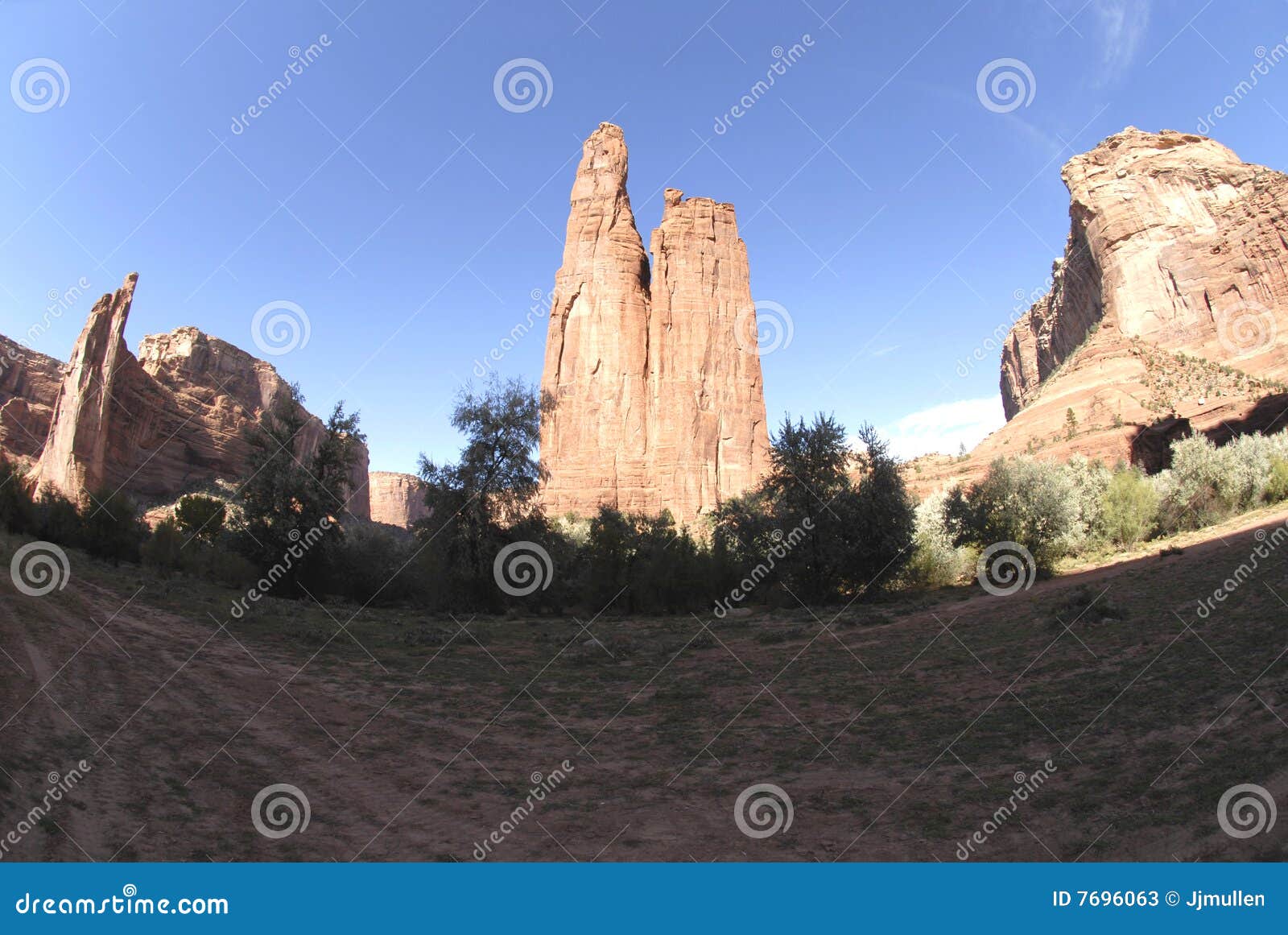 Spider rock stock image. Image of canyon, lens, fisheye - 7696063